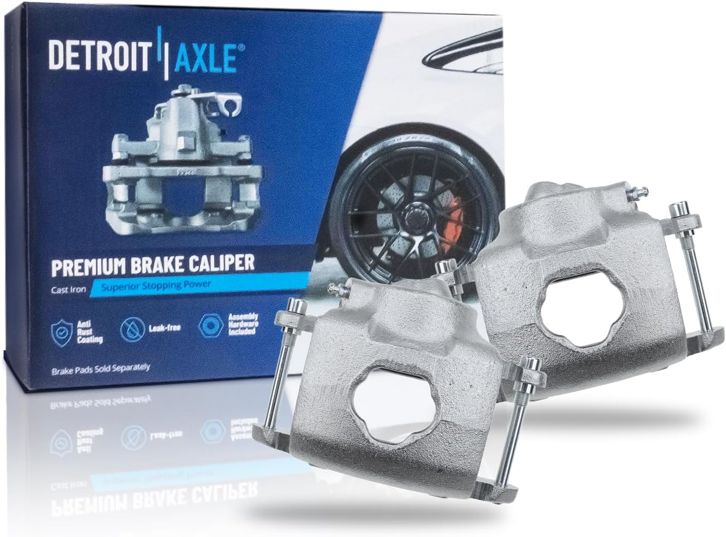 Detroit Axle - 2pc Front Brake Calipers for 1969-1970 Oldsmobile 98 ...
