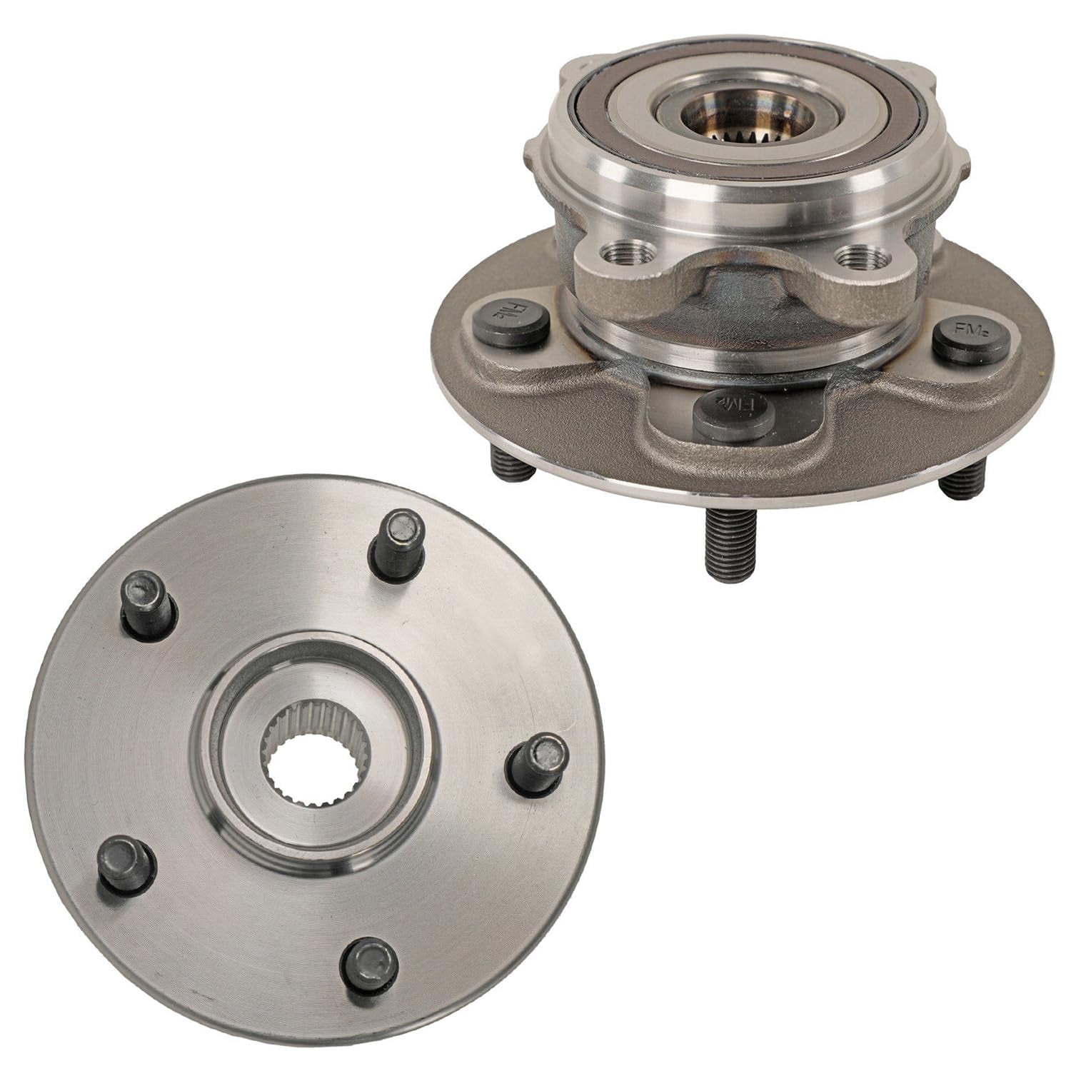Detroit Axle - 2pc Front Wheel Bearing Hubs for Toyota 2018-2022 Camry ...