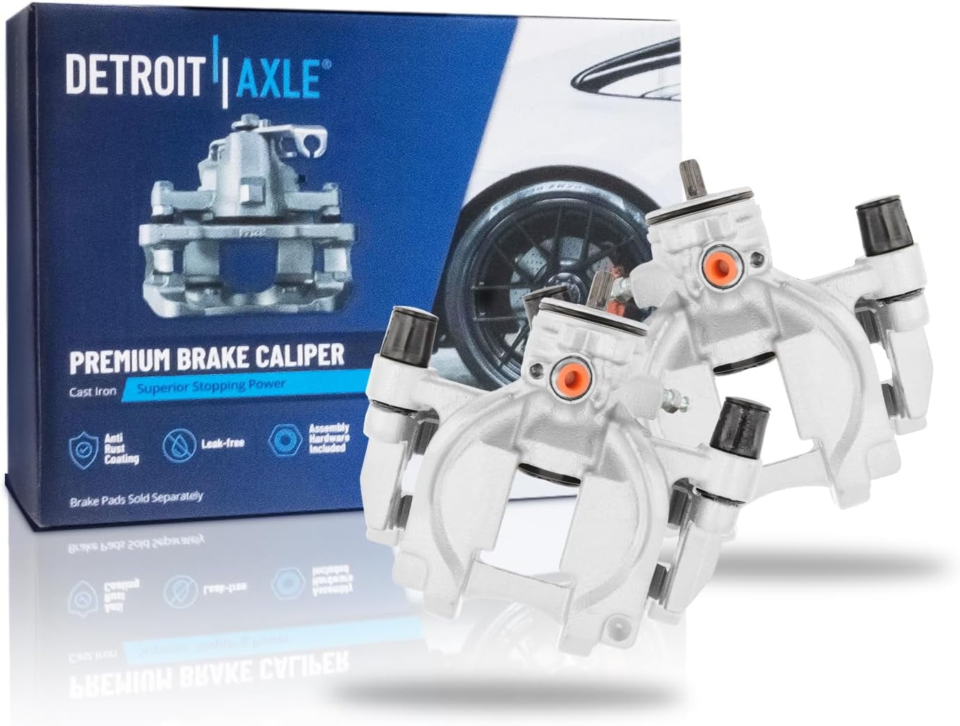 Detroit Axle - 2pc Rear Brake Calipers for Ford Fusion Edge Escape ...