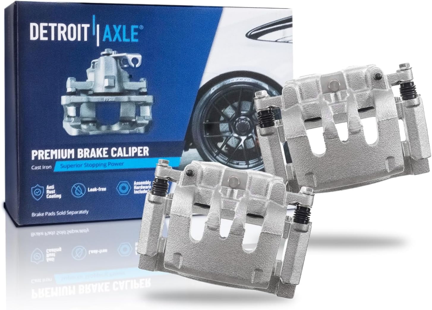 Detroit Axle - 2pc Rear Brake Calipers for Ford 2008-2012 F-250 F-350 ...