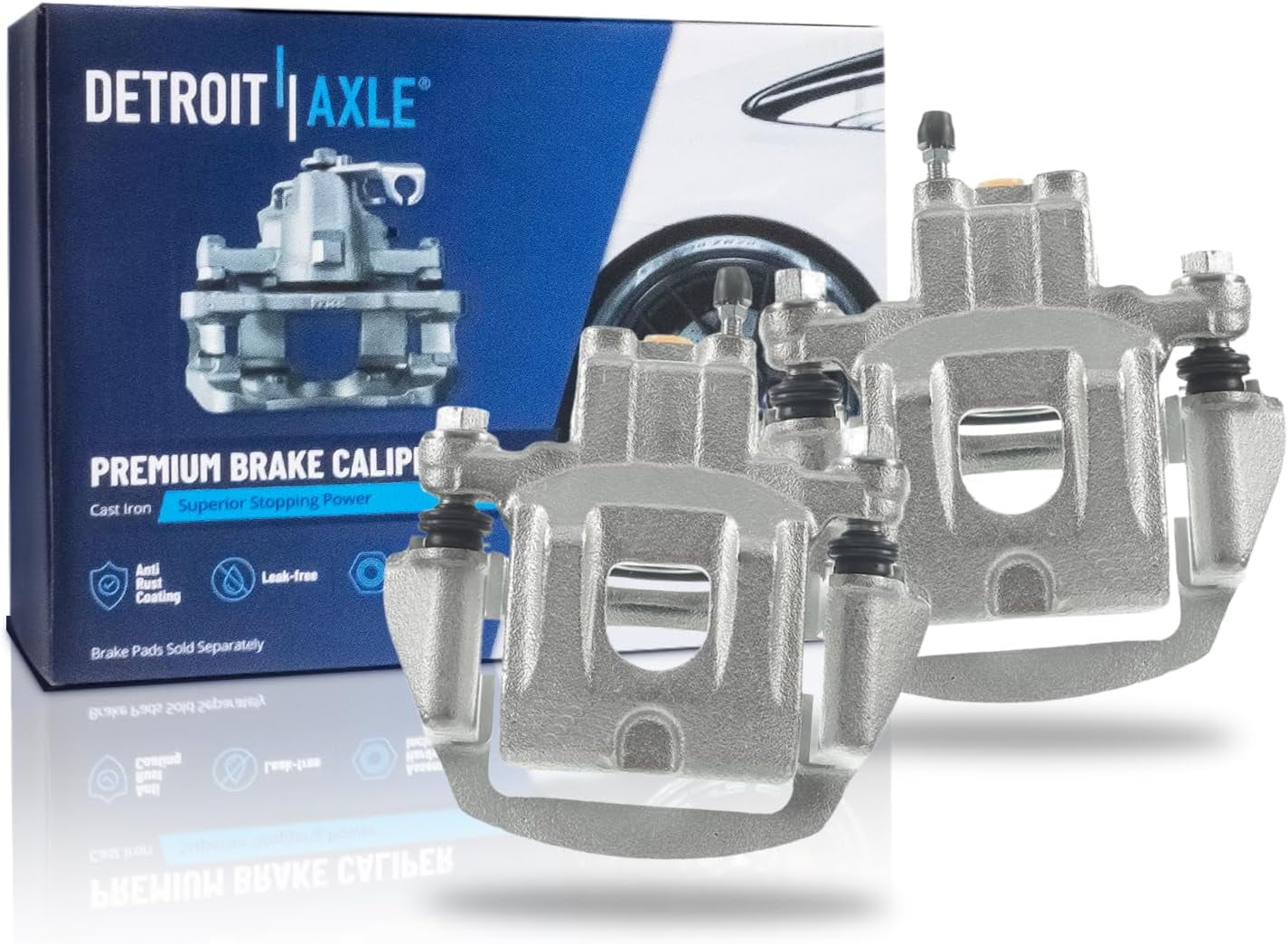 Detroit Axle - 2pc Rear Brake Calipers for Lexus RX330 RX350 RX400h ...