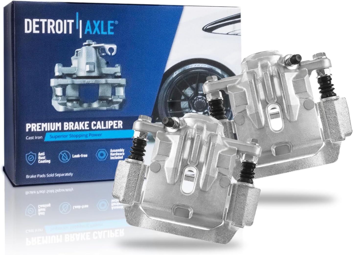 Detroit Axle - 2pc Rear Brake Calipers for Subaru Forester Crosstrek ...