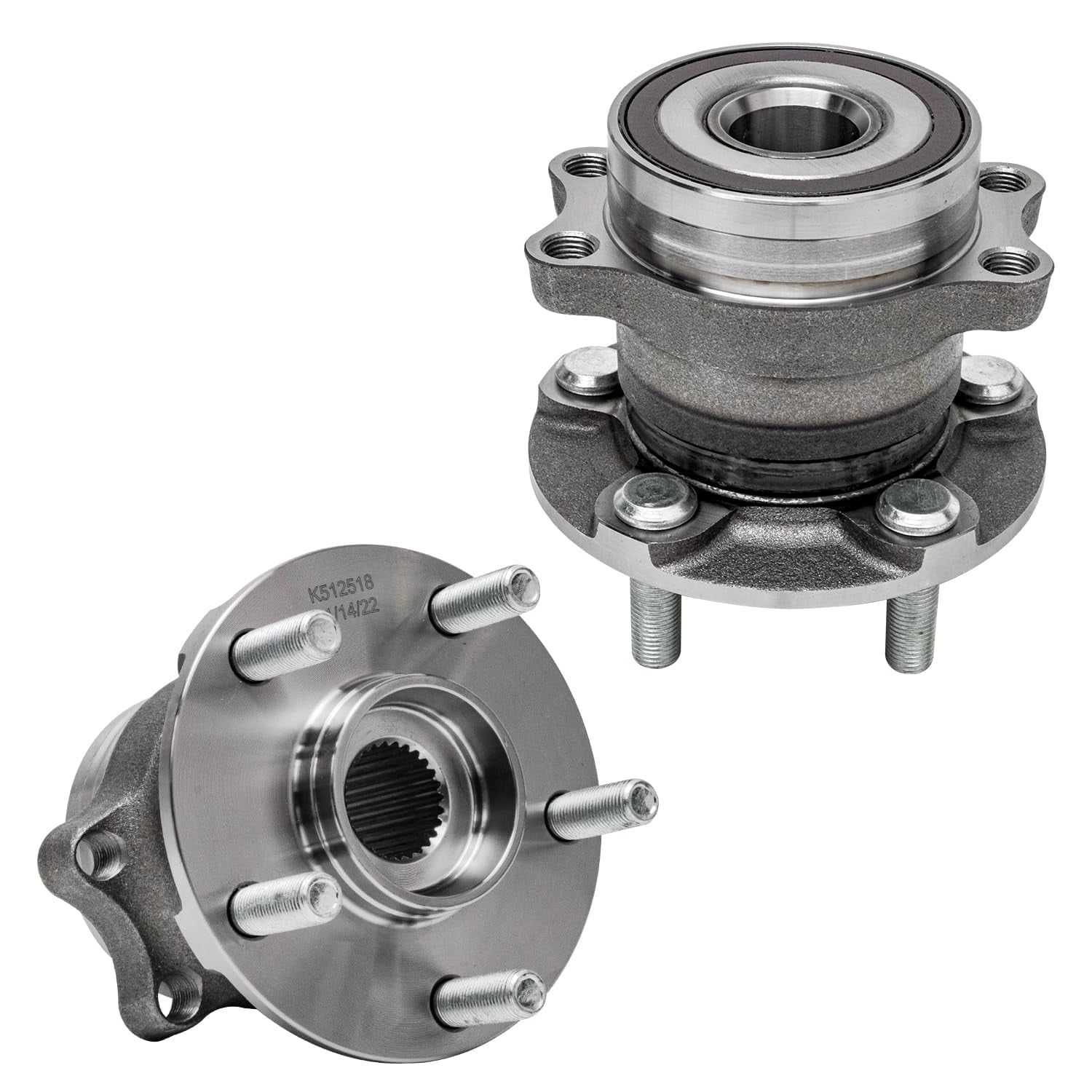 Detroit Axle - AWD Rear Wheel Bearing Hubs for Subaru Forester, Impreza ...