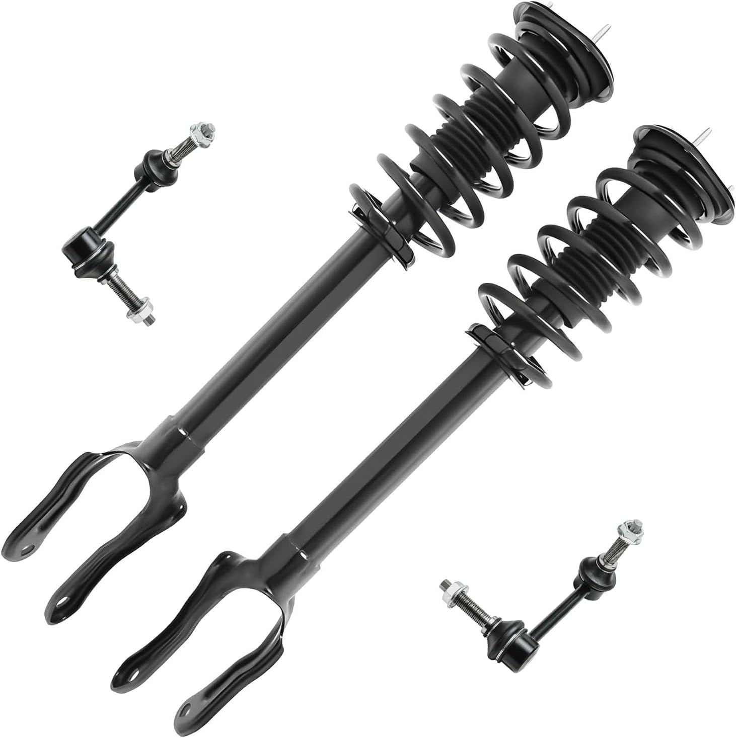 Detroit Axle - 3.6L Front Struts Sway Bars for 2011-2015 Grand Cherokee ...
