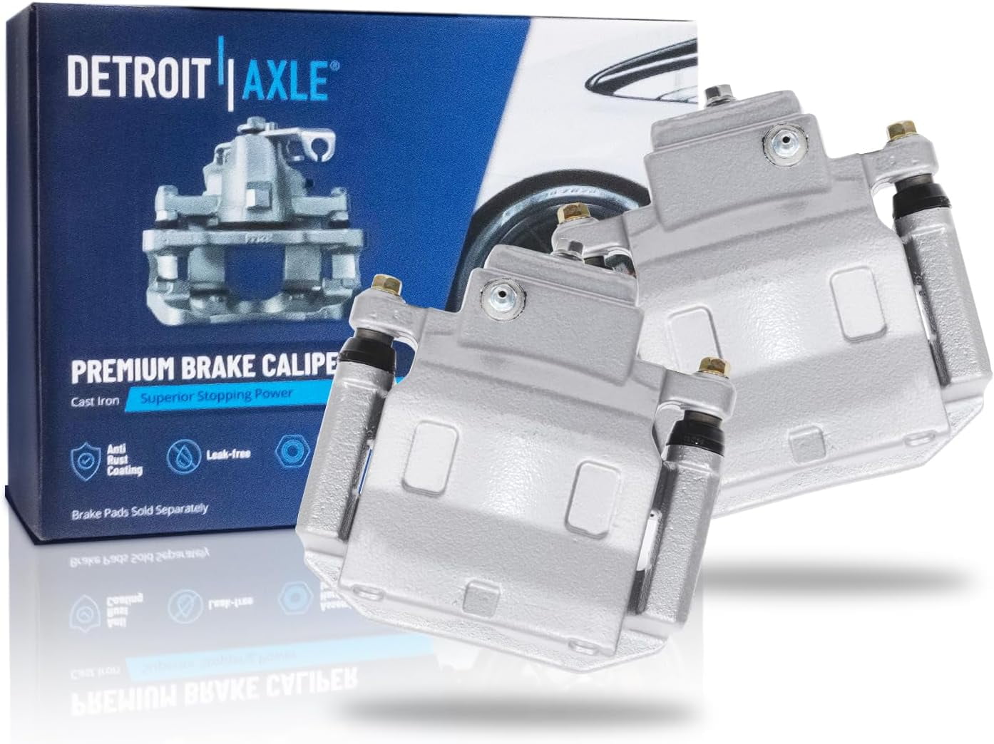 Detroit Axle - 3.6L Rear Brake Calipers for 08-09 Pontiac G8, Disc ...
