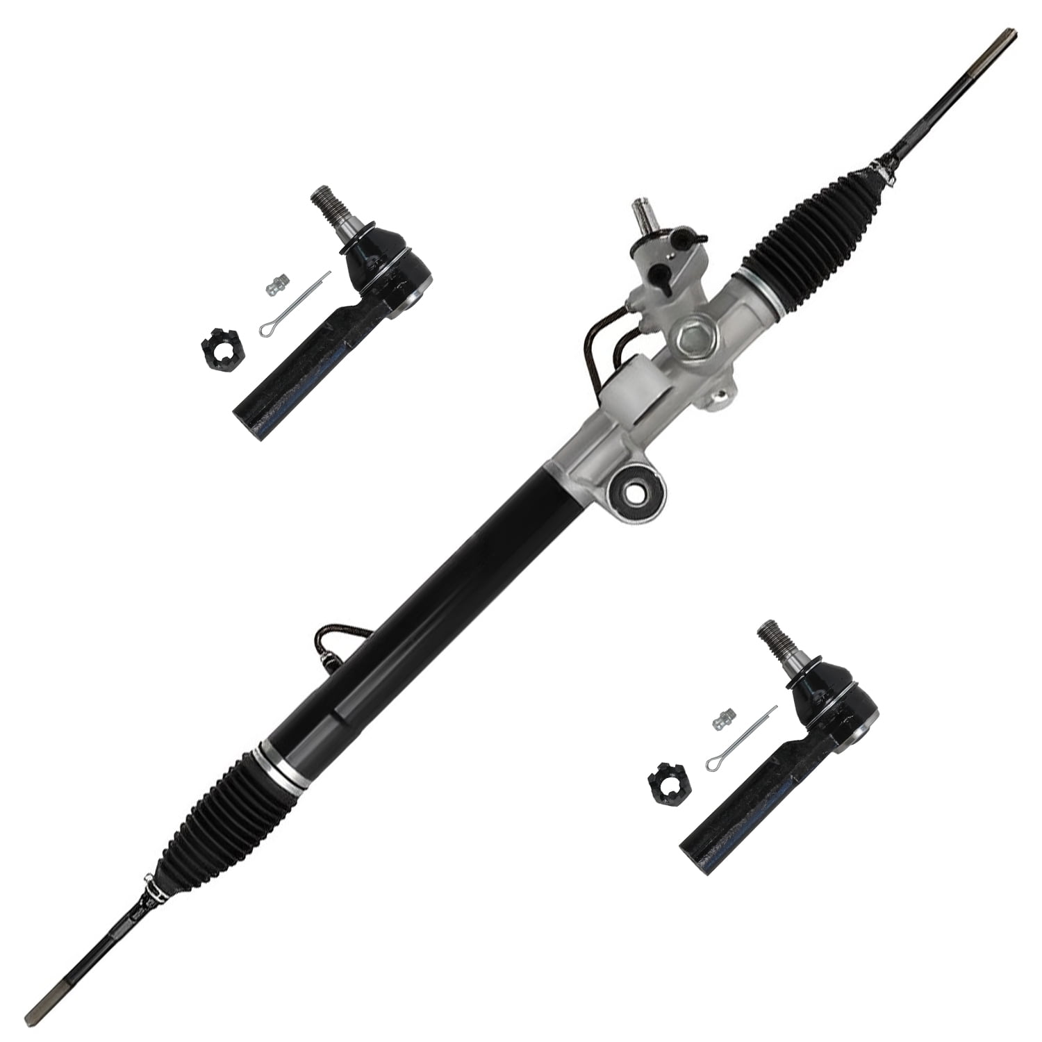 Detroit Axle - 3pc Rack and Pinion Kit for Chevrolet Colorado GMC ...