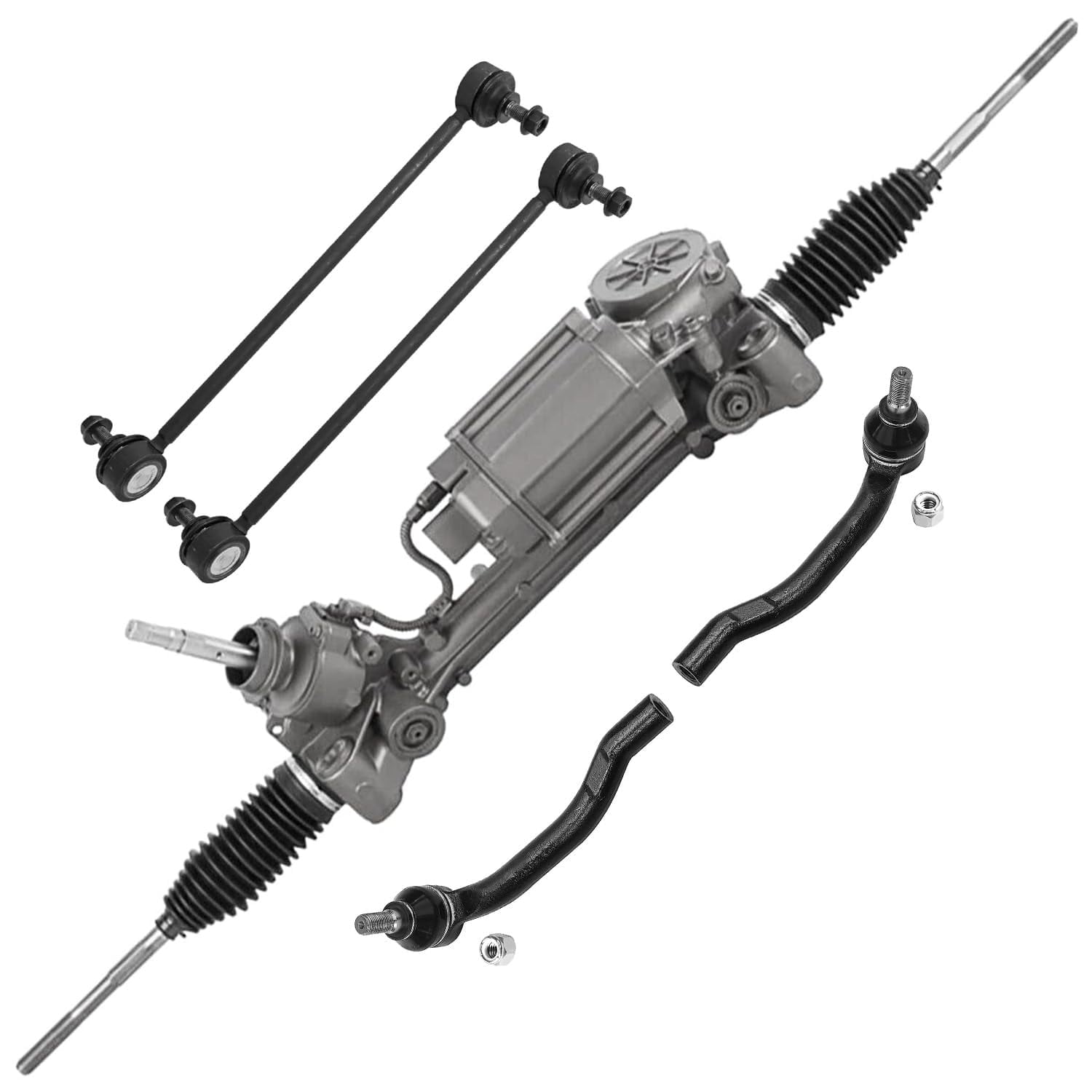 Detroit Axle - 3pc Rack and Pinion Tie Rods Kit for 2018 2019 2020 ...