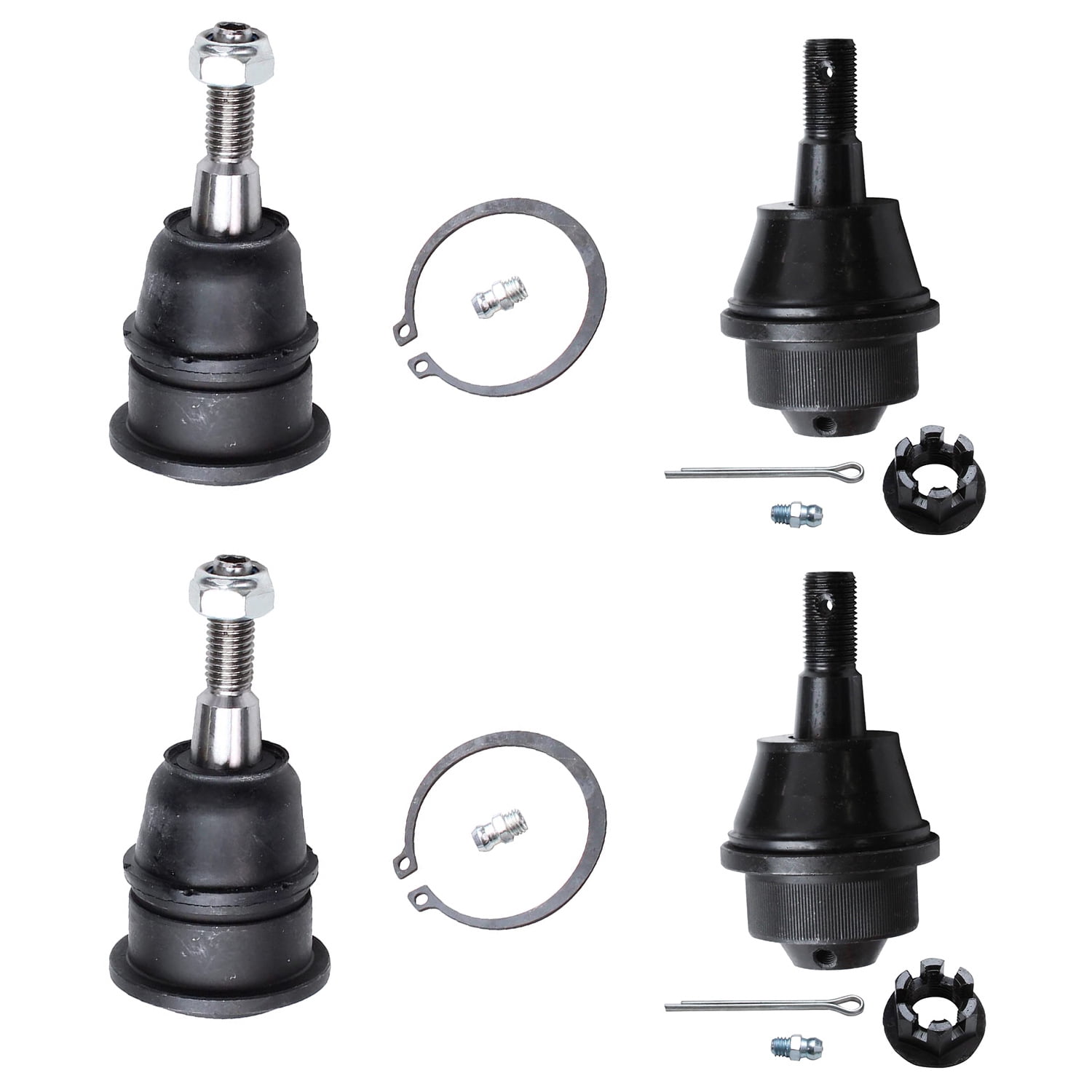 Detroit Axle - 4 Front Ball Joints for Chevrolet GMC Silverado Sierra ...