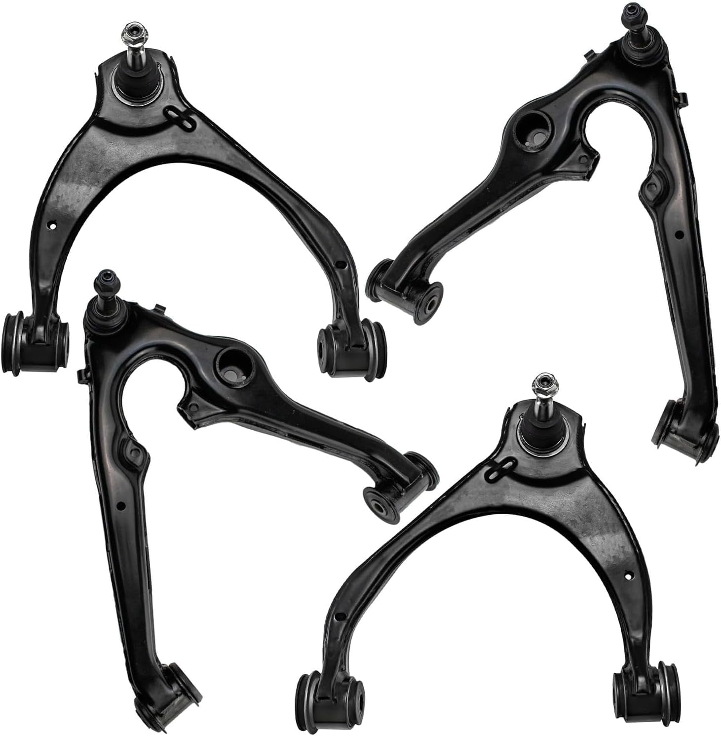 Detroit Axle - 4 Front Control Arms for Chevy GMC Silverado Sierra 1500 ...