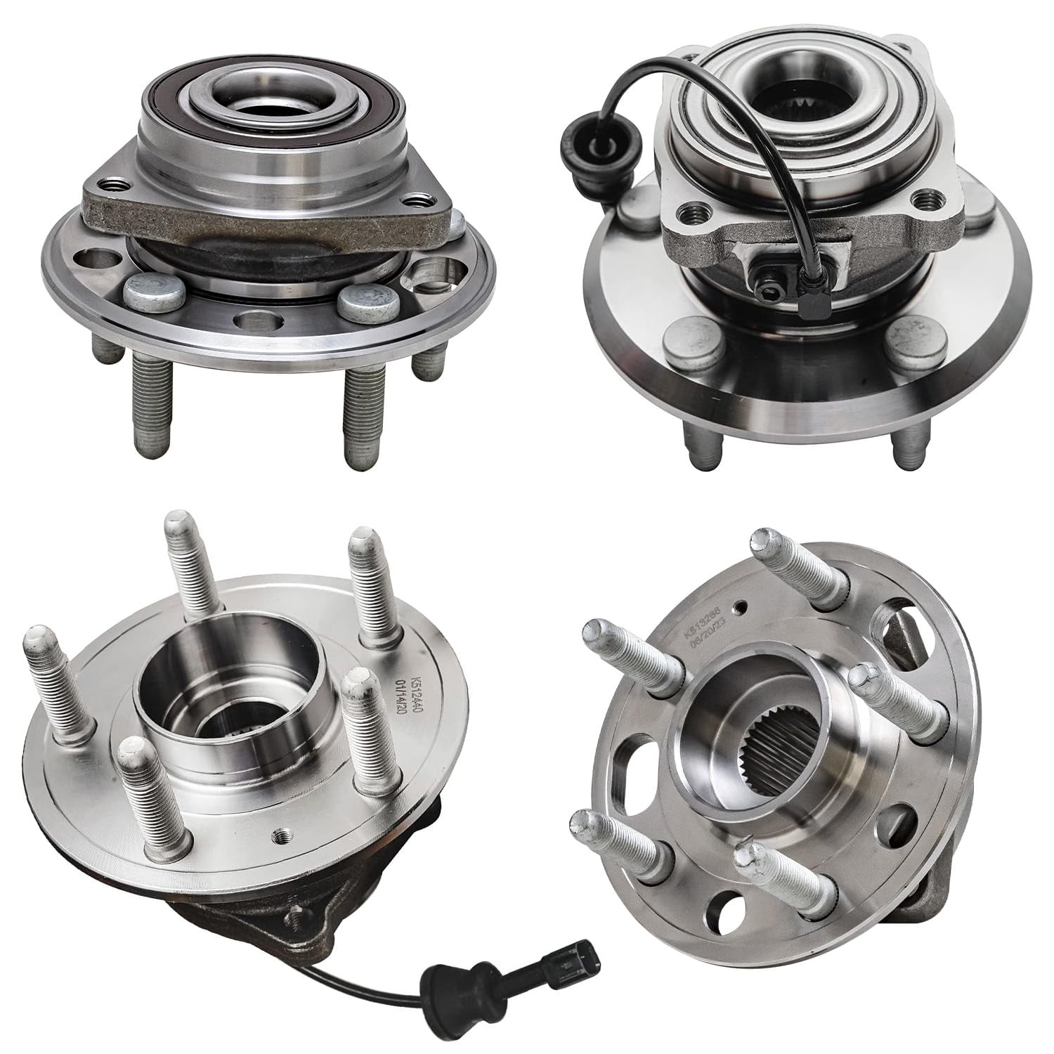 Detroit Axle Wheel Hub Bearing Assembly, Front and Rear for Chevy ...