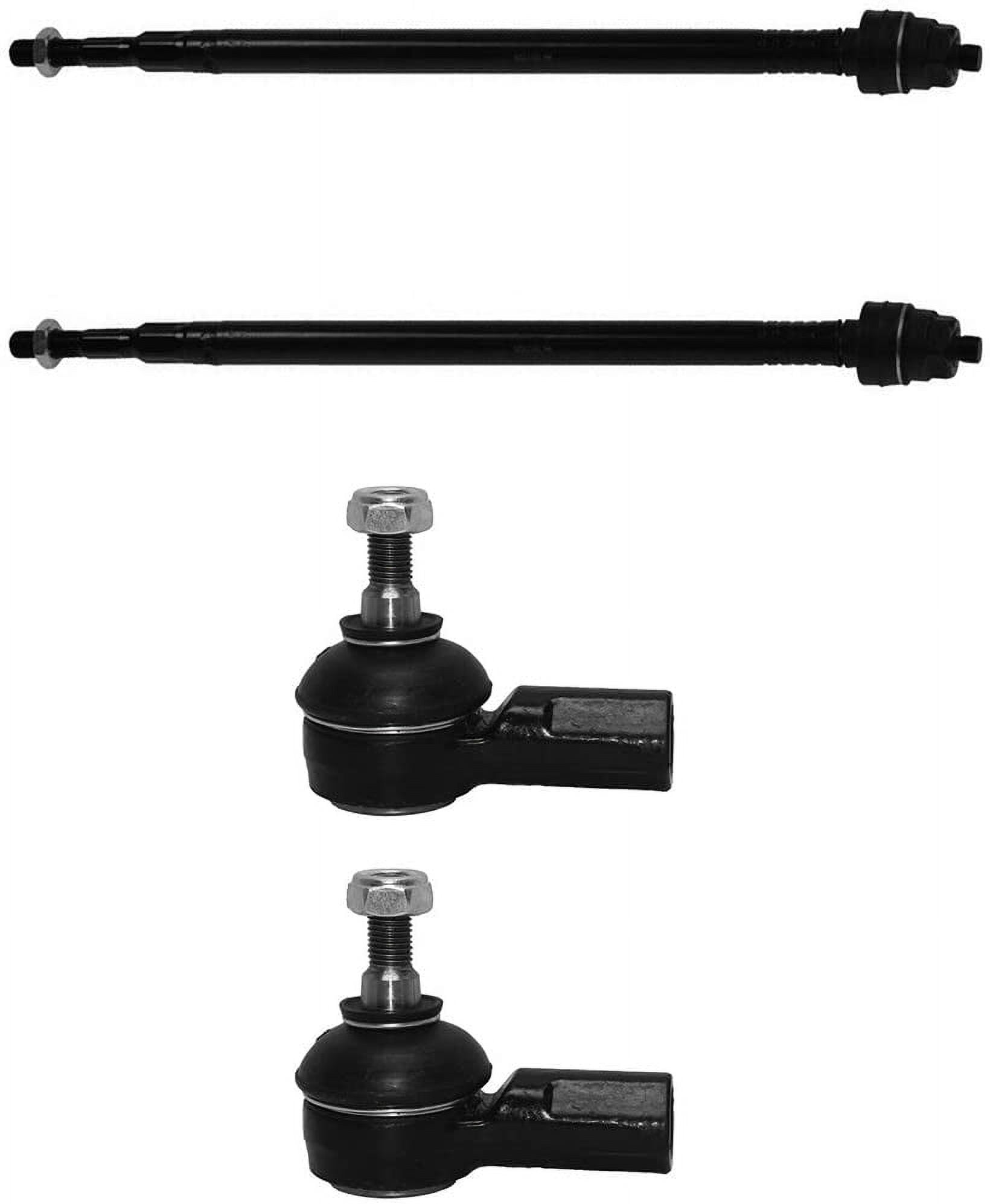 Detroit Axle - 4 Front Tie Rods for 2001-2005 Honda Civic, EL, Inner ...