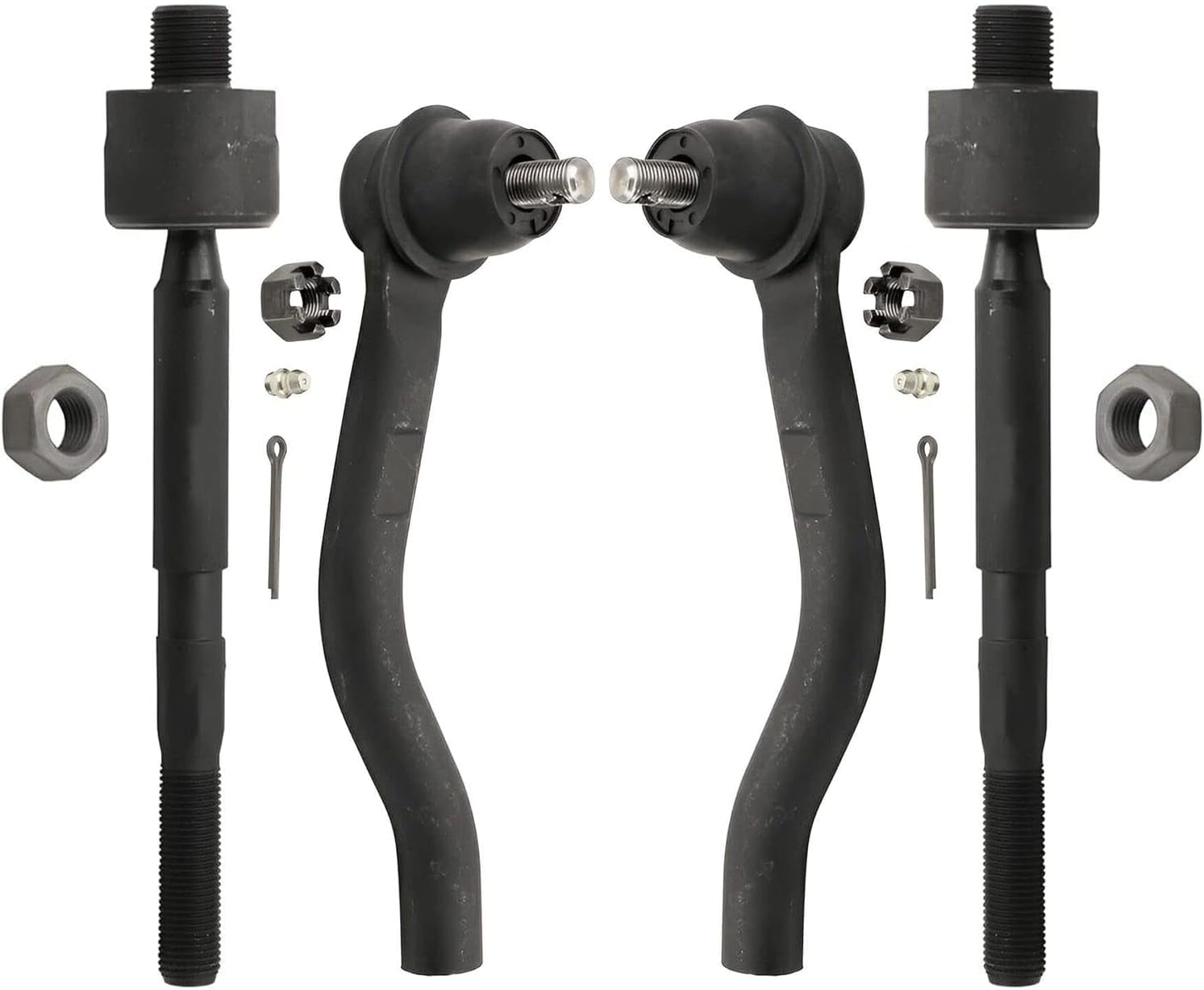 Detroit Axle - 4 Front Tie Rods for 2016-2019 Honda Civic [No Type R ...