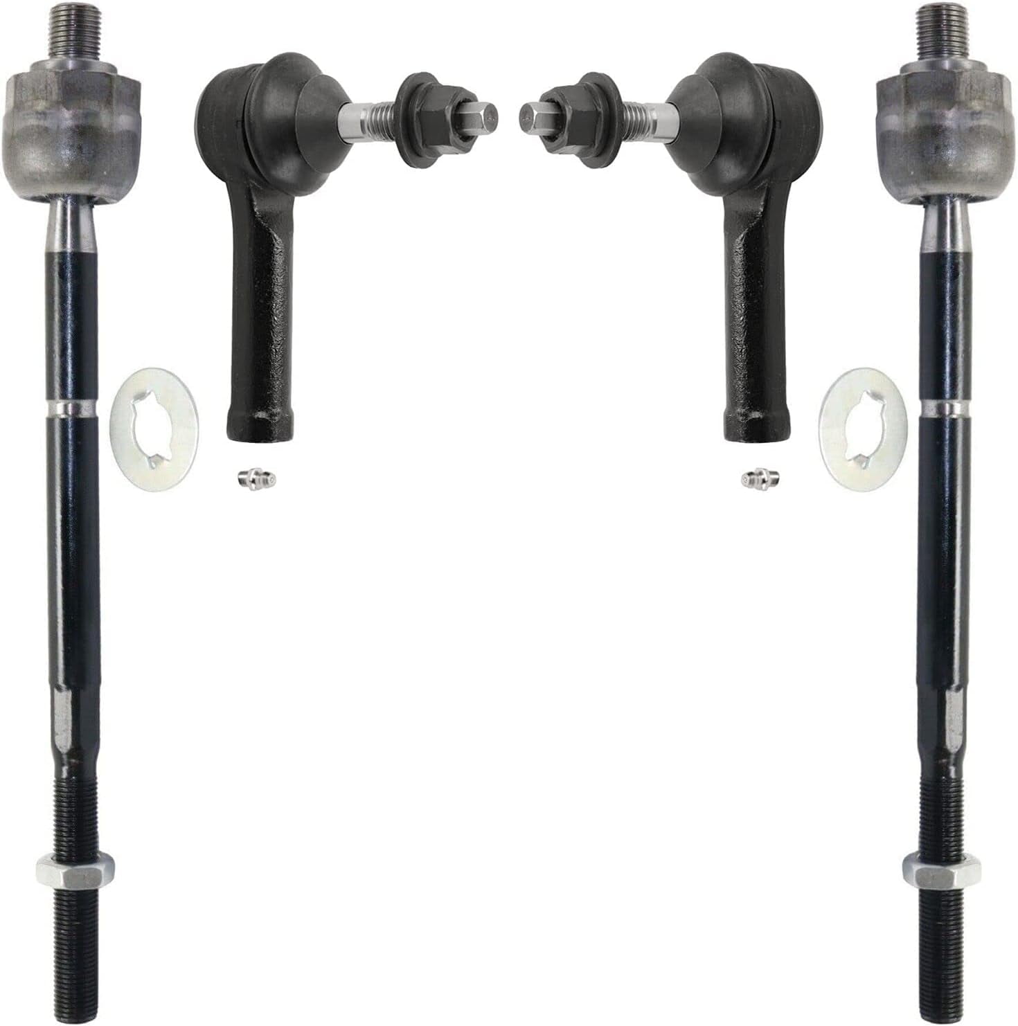 Detroit Axle - 4 Front Tie Rods for Ford Explorer Police Interceptor ...