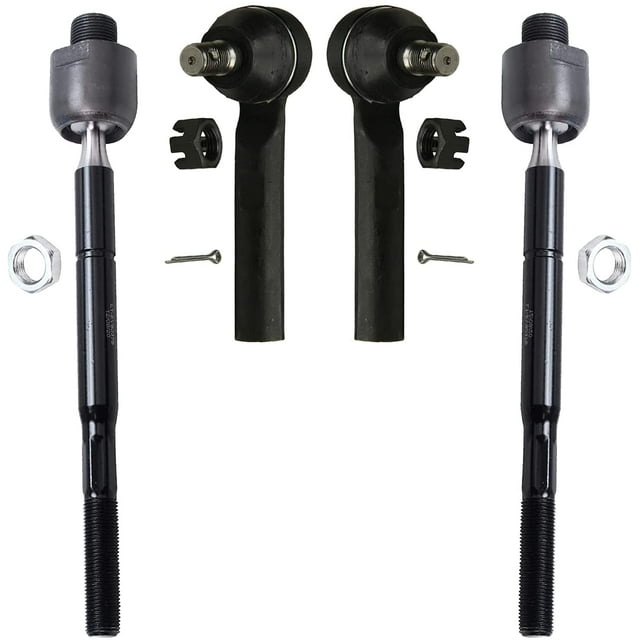 Detroit Axle - 4 Front Tie Rods for Toyota 4Runner FJ Cruiser Lexus ...