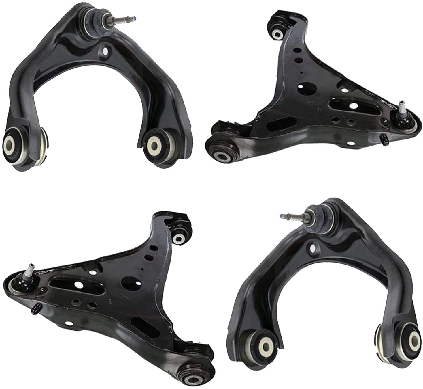 Detroit Axle - 4 Front Upper & Lower Control Arms for 2006-2010 Ford ...