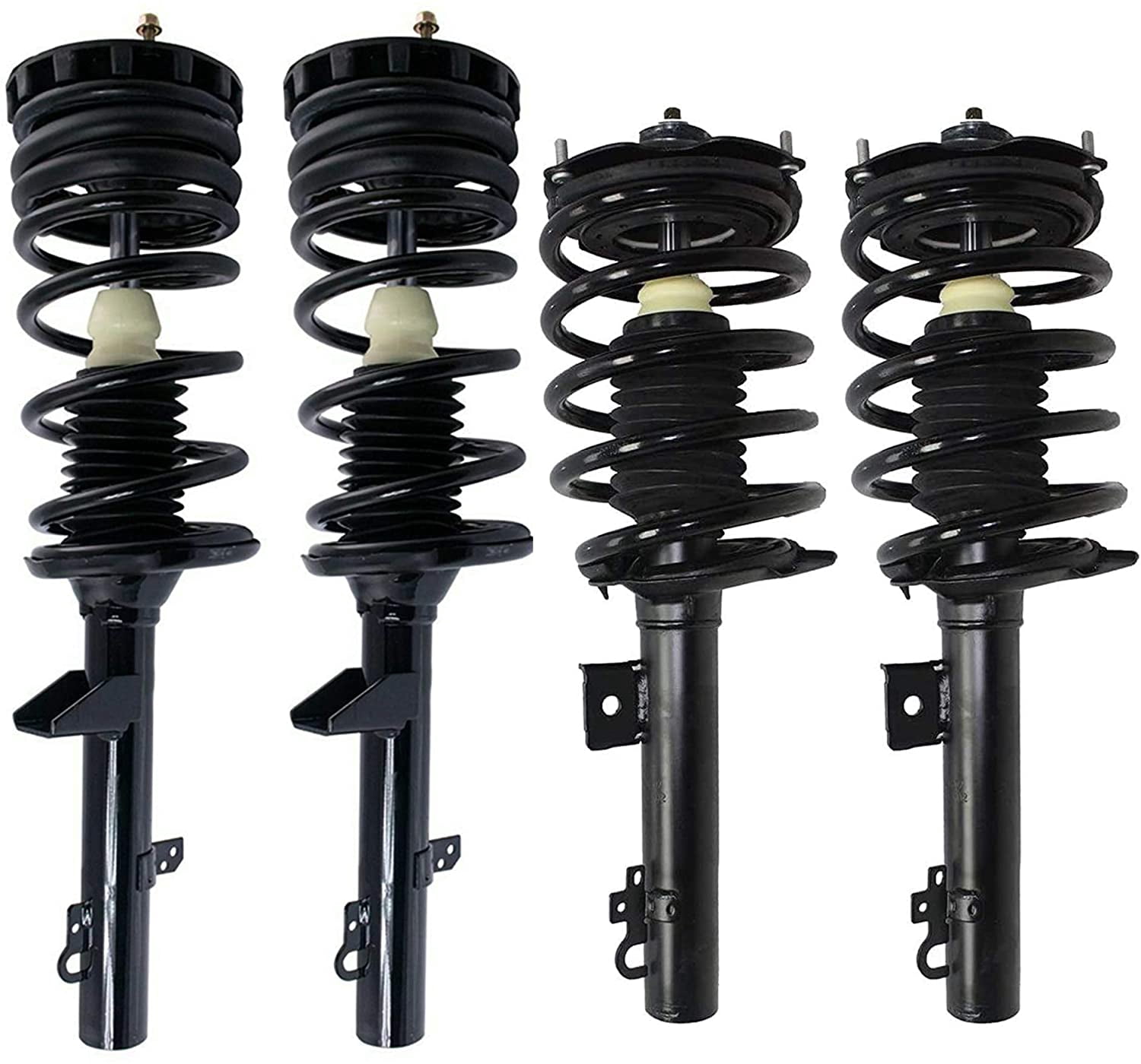 Detroit Axle - 4 Ready Struts for 1996-2007 Ford Taurus Mercury Sable ...