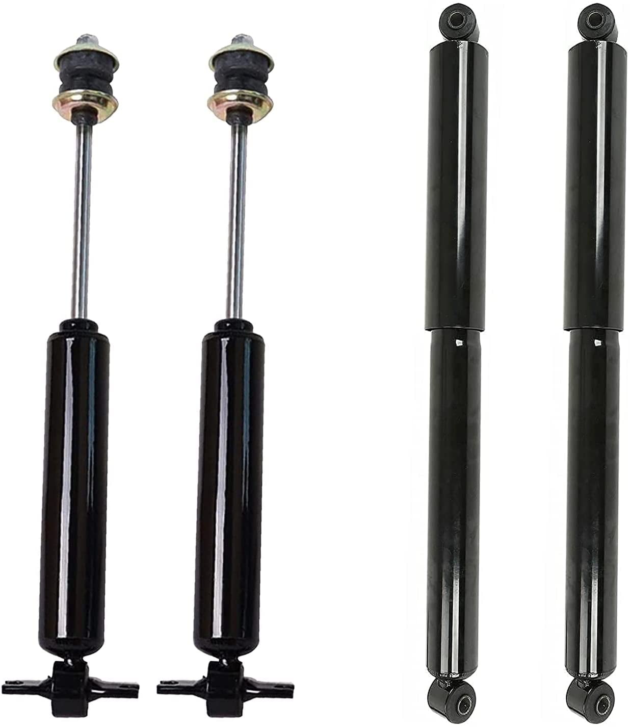 Detroit Axle - 4 Shock Absorbers for RWD 2003-2012 Ram 2500 3500 2004 ...
