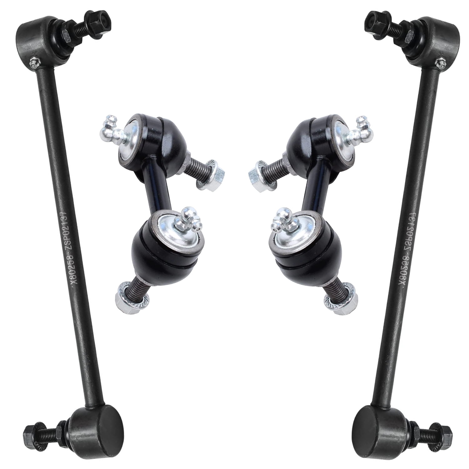 Detroit Axle - 4 Sway Bars for Dodge Caliber Avenger Jeep Compass ...