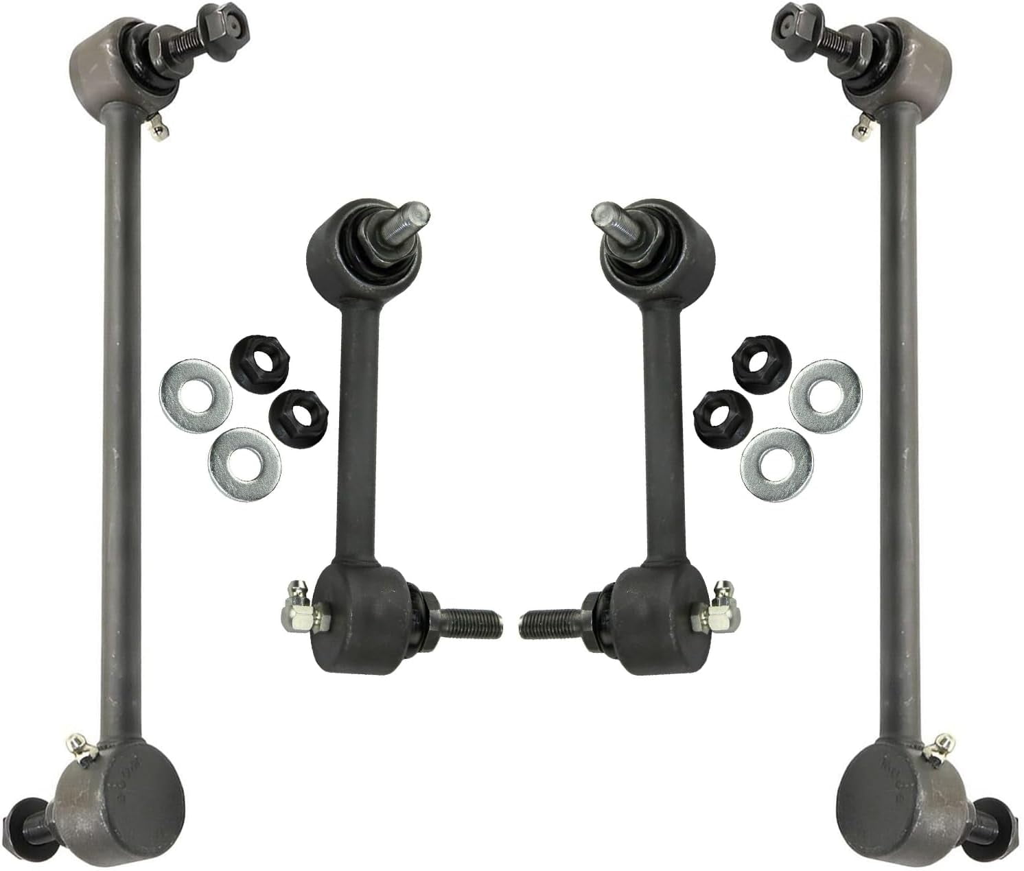 Detroit Axle - 4 Sway Bars for AWD 2014-2017 Jeep Cherokee 2015 2016 ...