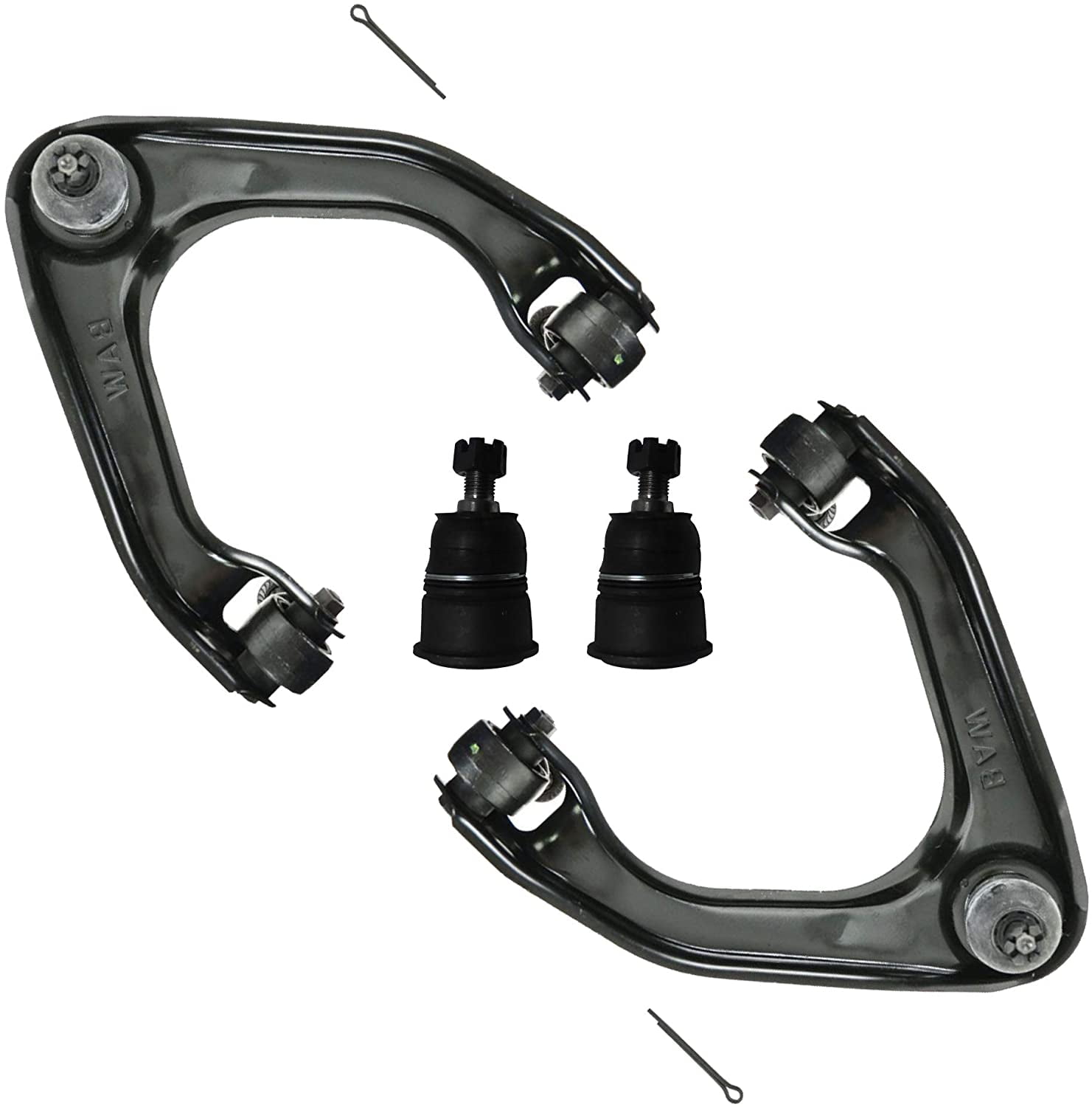 Detroit Axle - 4PC Front Upper Control Arms and Ball Joints Assembly ...