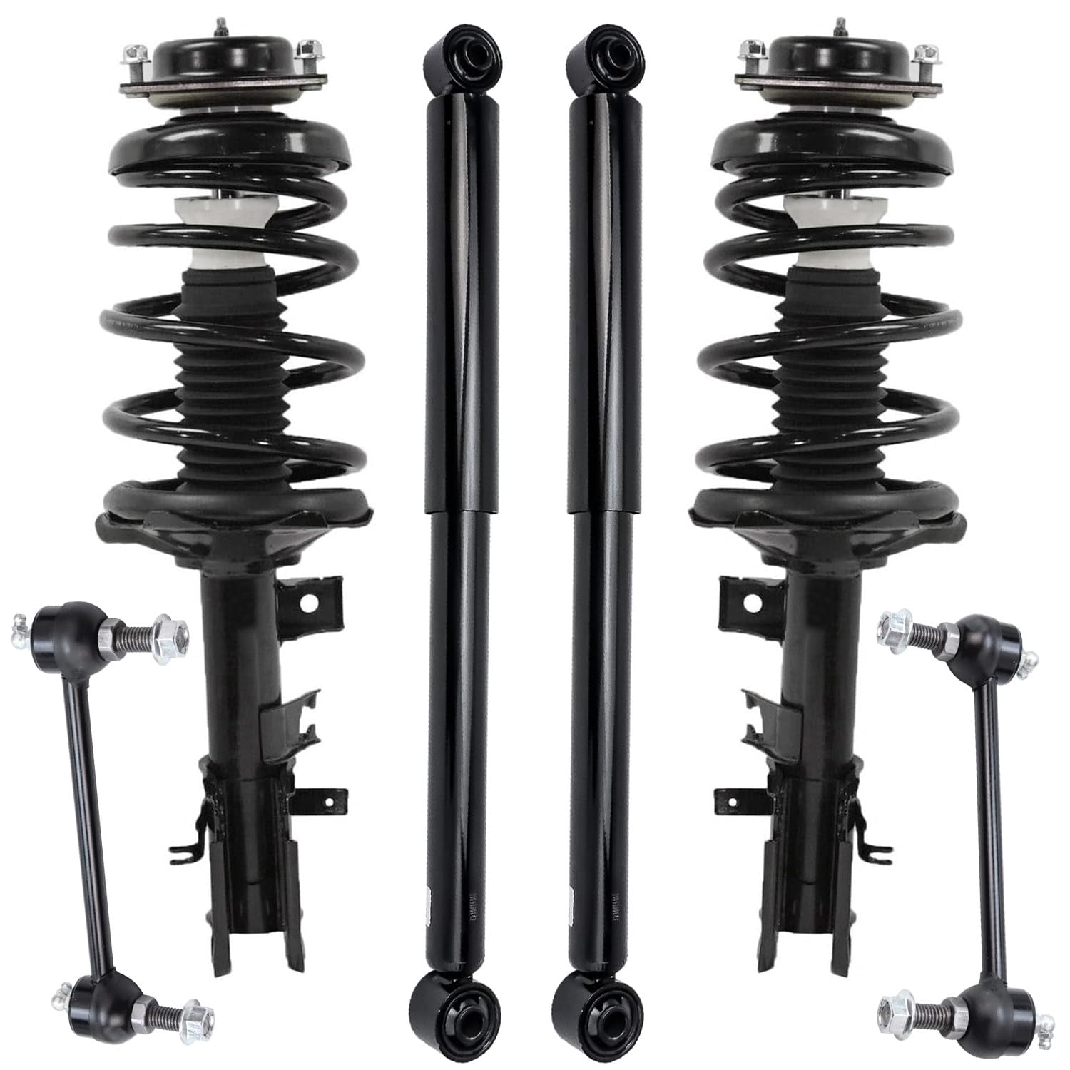 Detroit Axle - 4WD 6pc Struts Shocks Kit for 1999-2001 Nissan ...