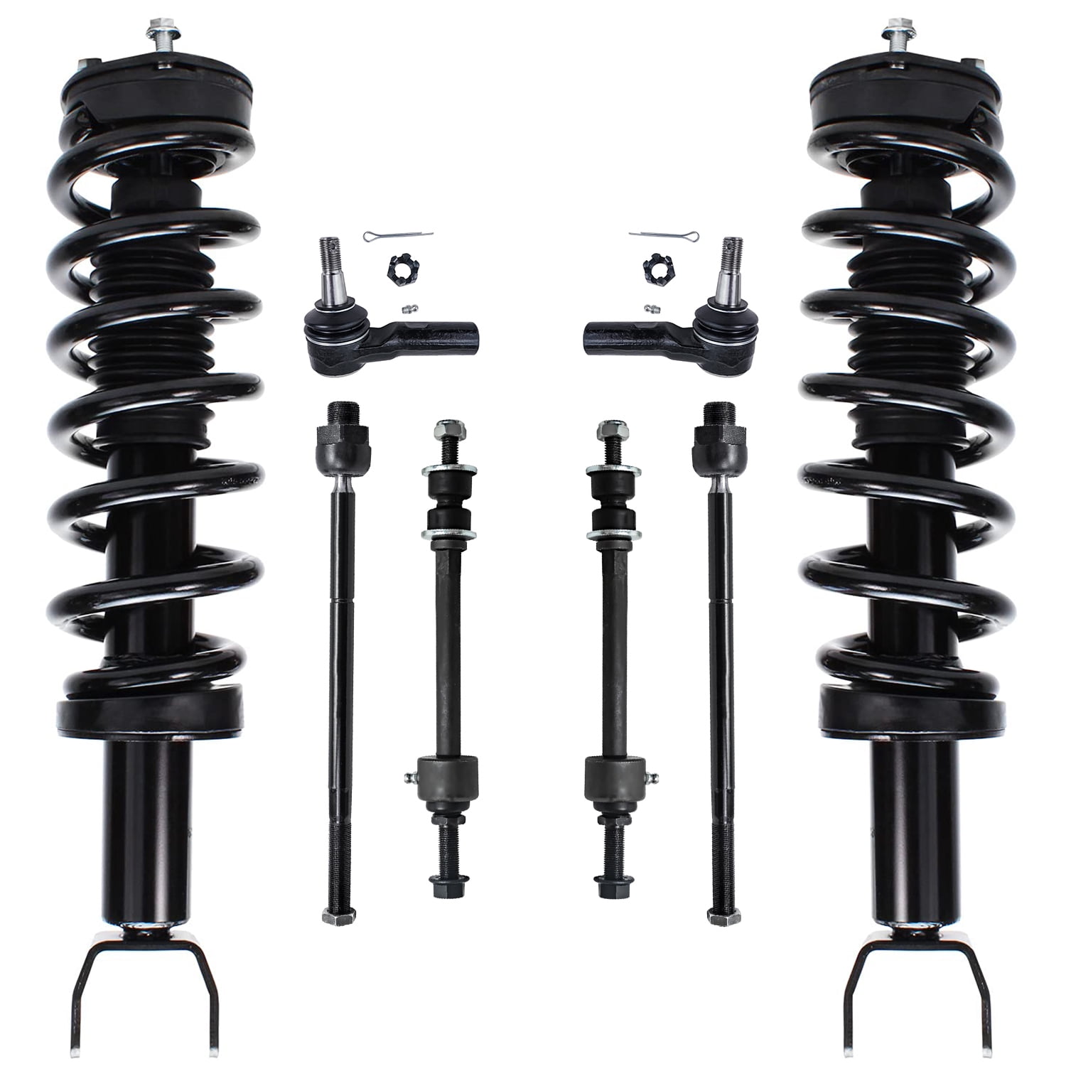 Detroit Axle - 4WD 8pc Front Struts Kit for 2009-2012 Dodge Ram 1500 ...