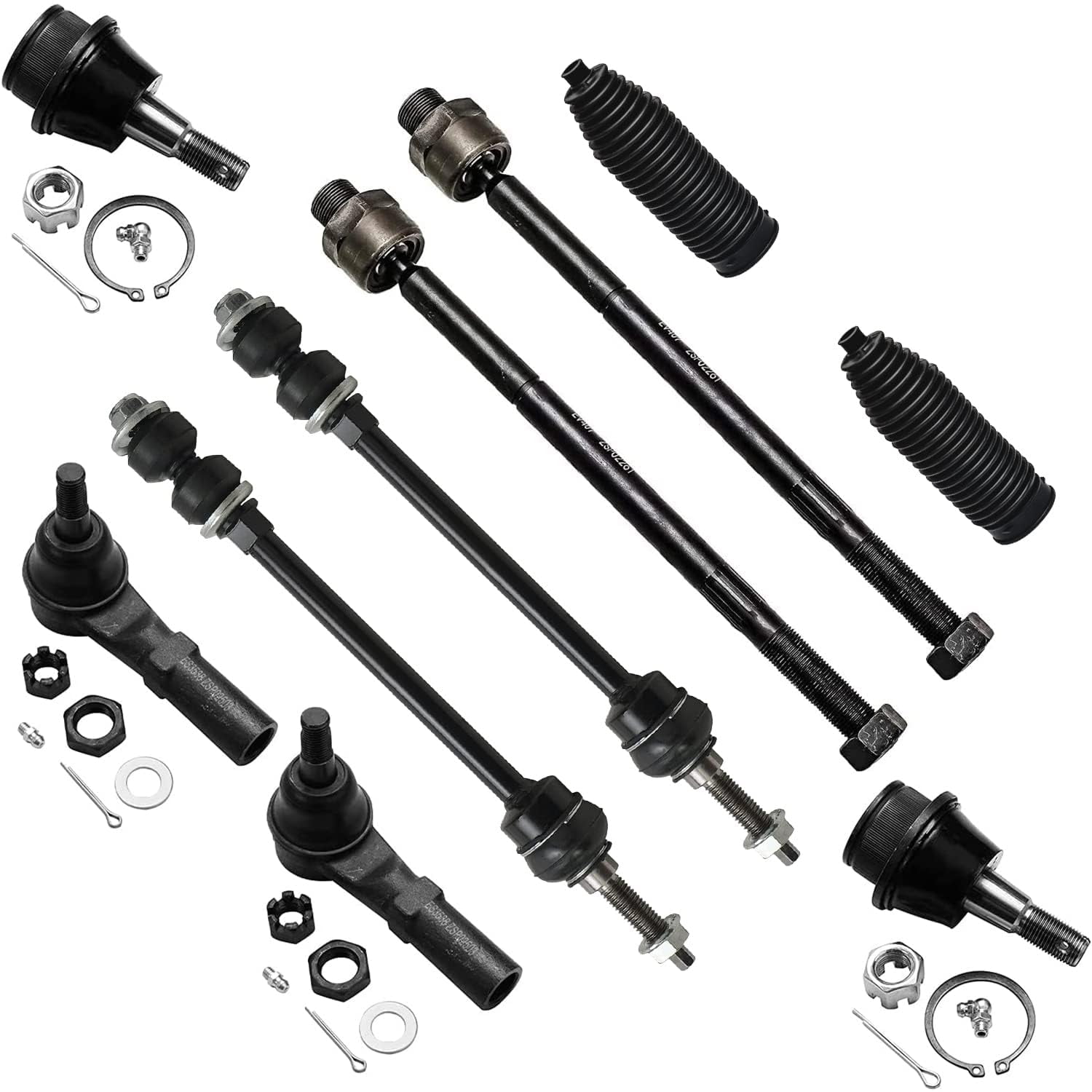 Detroit Axle - 4WD Front 10pc Suspension Kit for 2002-2005 Dodge Ram ...