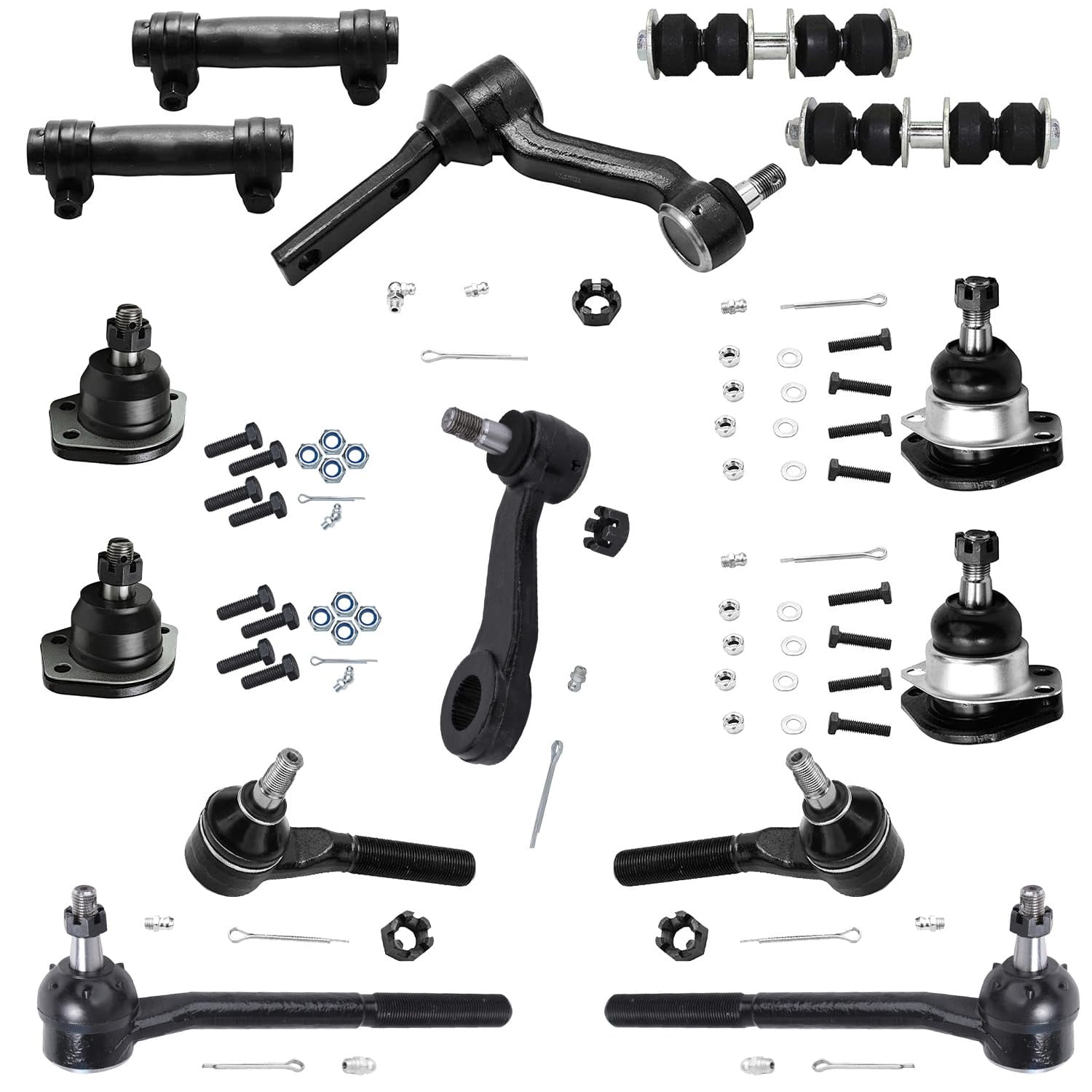 Detroit Axle - 4WD Front 14pc Suspension Kit for Chevy Blazer S10 GMC ...