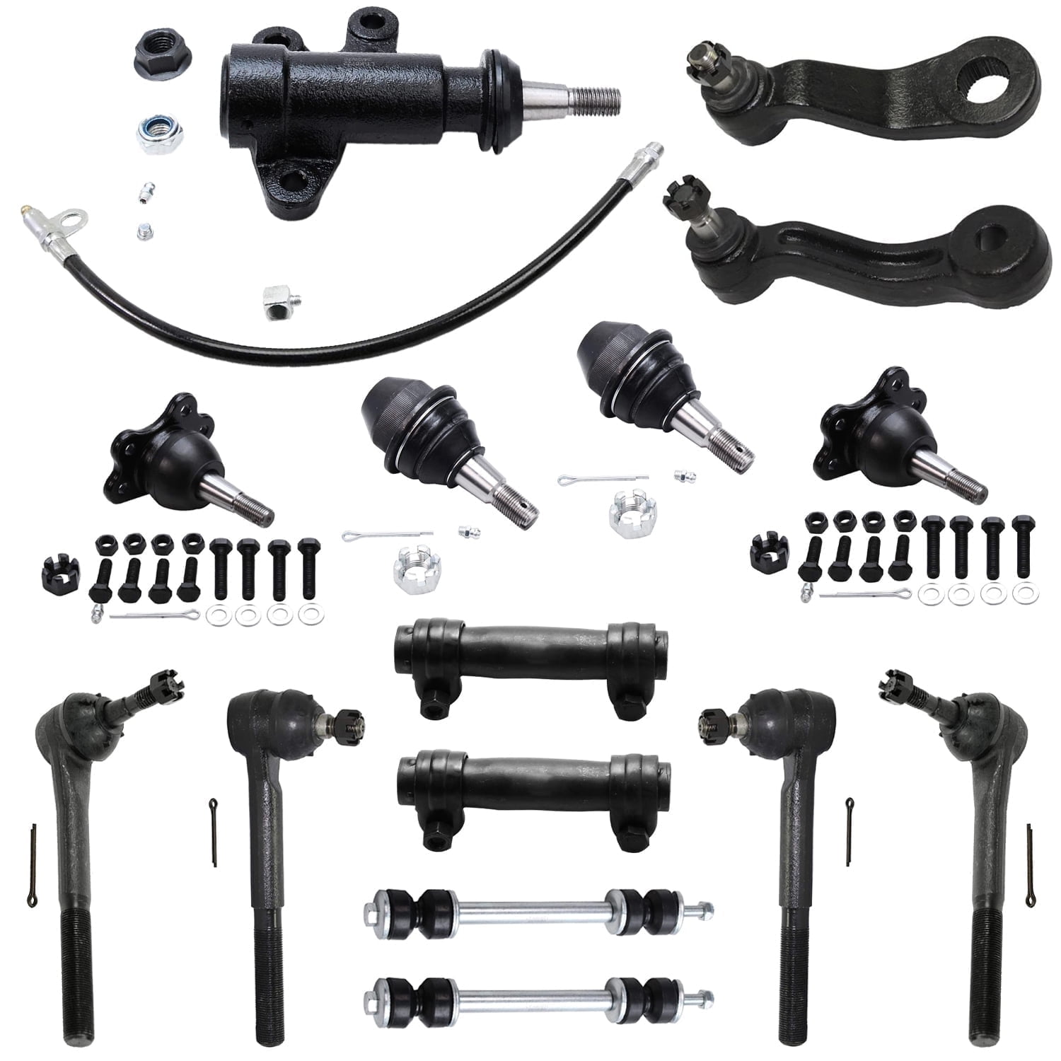 Detroit Axle - 4WD 15pc Front Ball Joint Kit for GMC K2500 K1500 ...