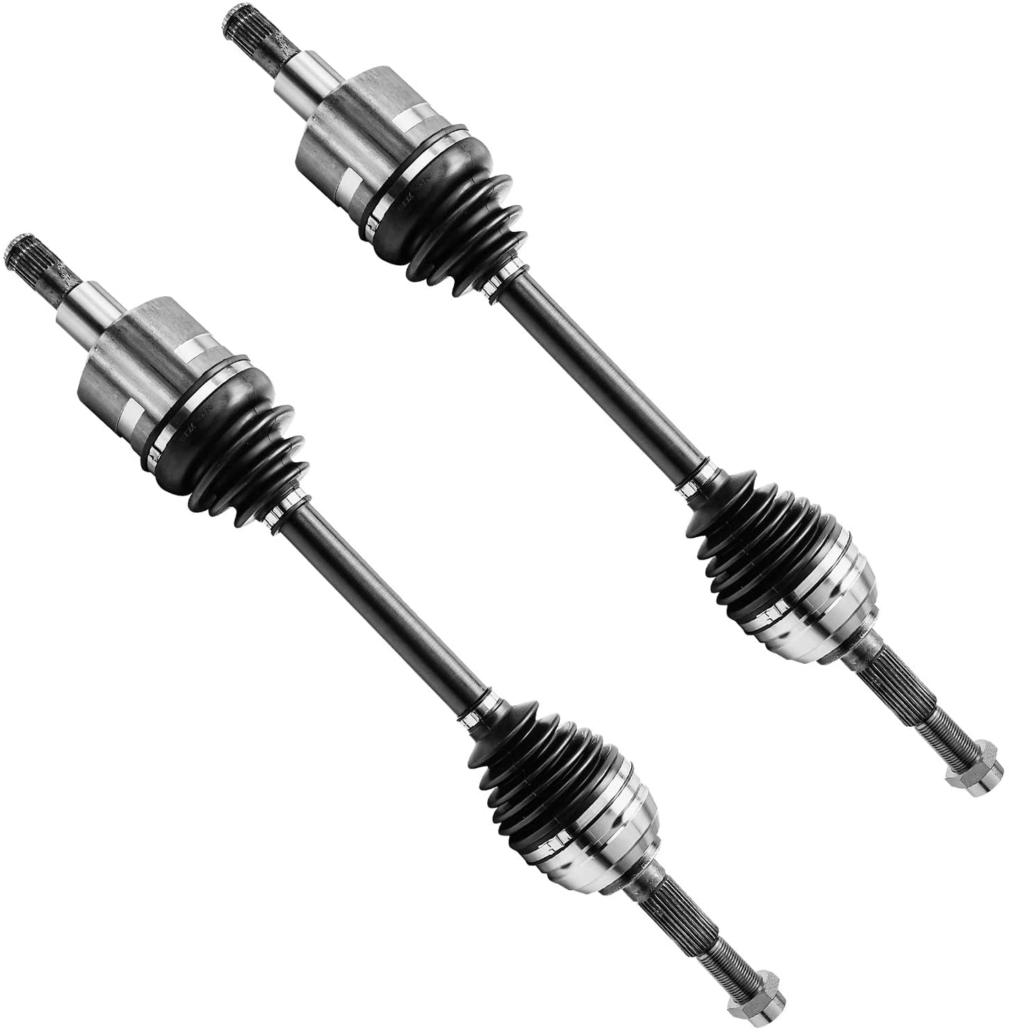 Detroit Axle - 4WD Front 2pc CV Axles for Chevy Trailblazer EXT GMC Envoy XL XUV Buick Rainier ...