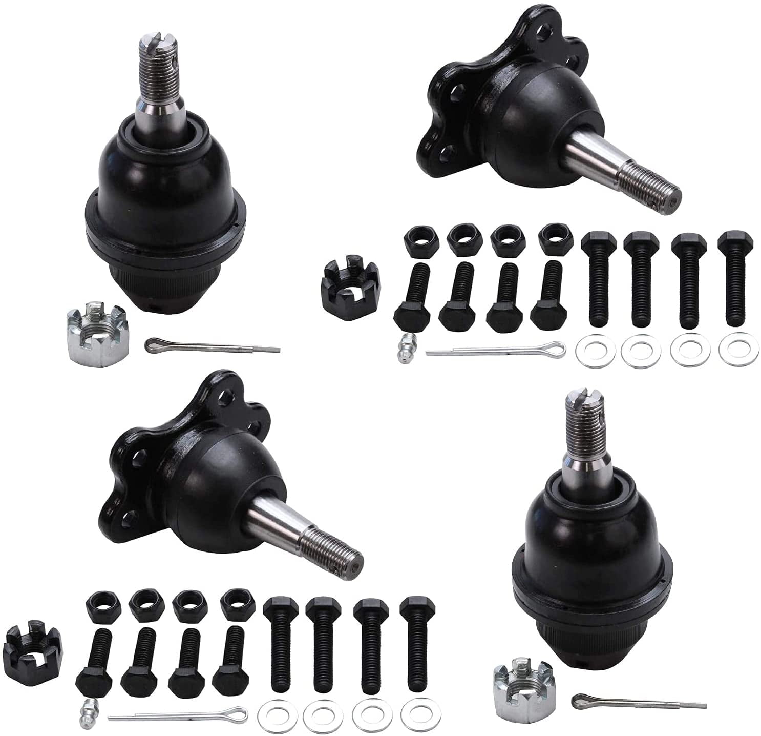Detroit Axle - 4WD Front 4pc Ball Joints for Chevrolet GMC K1500 Suburban K2500 Tahoe Yukon ...
