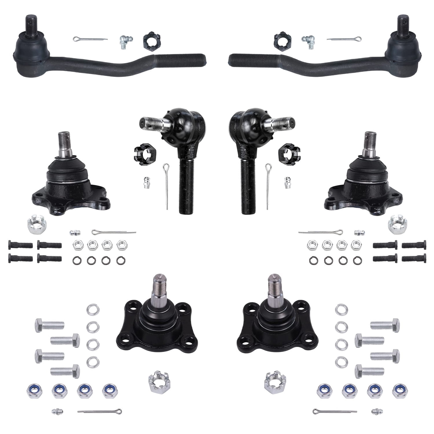 Detroit Axle - 4WD Front 8pc Suspension Kit for 92-95 Toyota 4Runner ...