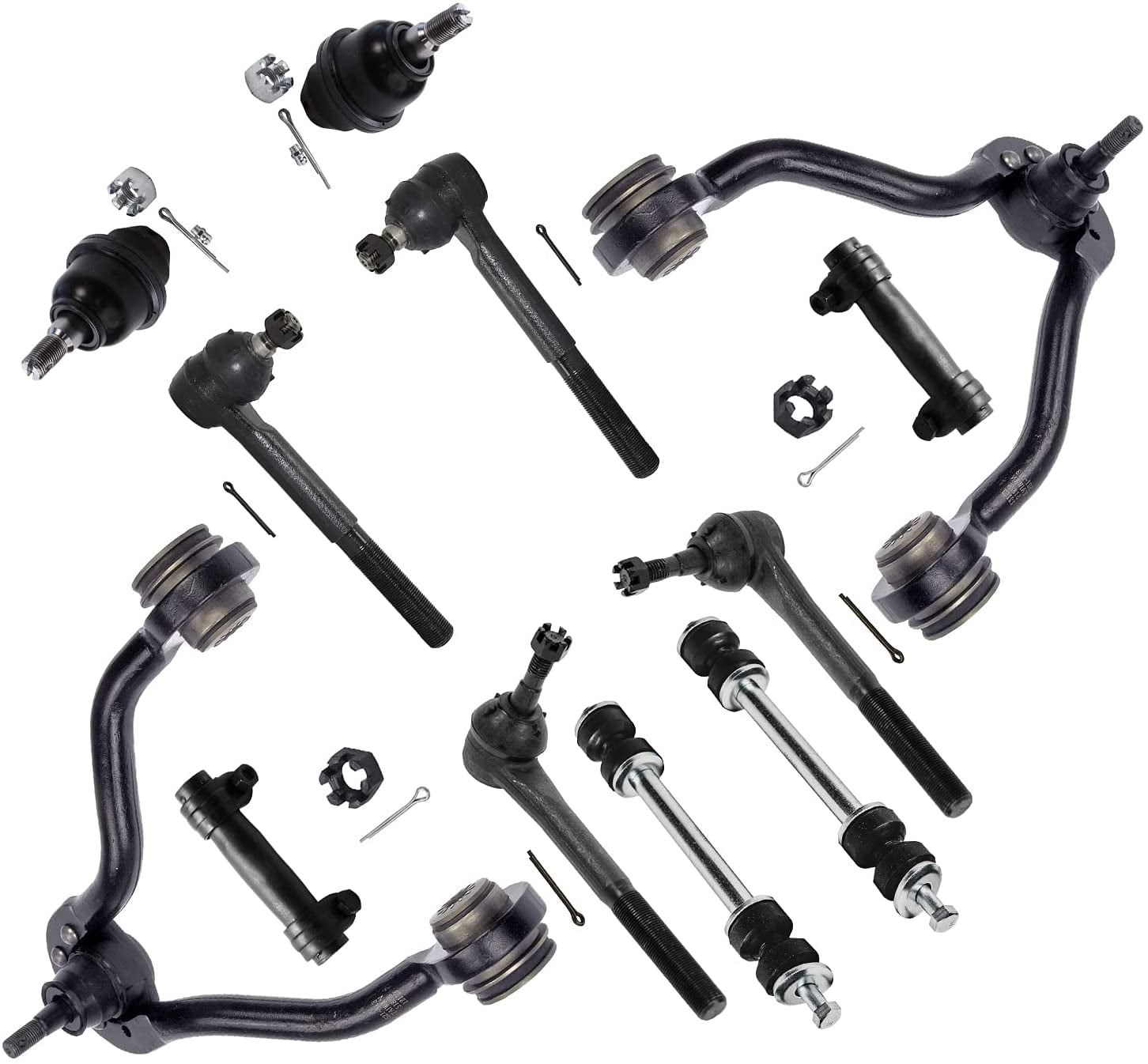 Detroit Axle 4WD Front End Suspension Kit for Chevy GMC K1500 K2500 ...