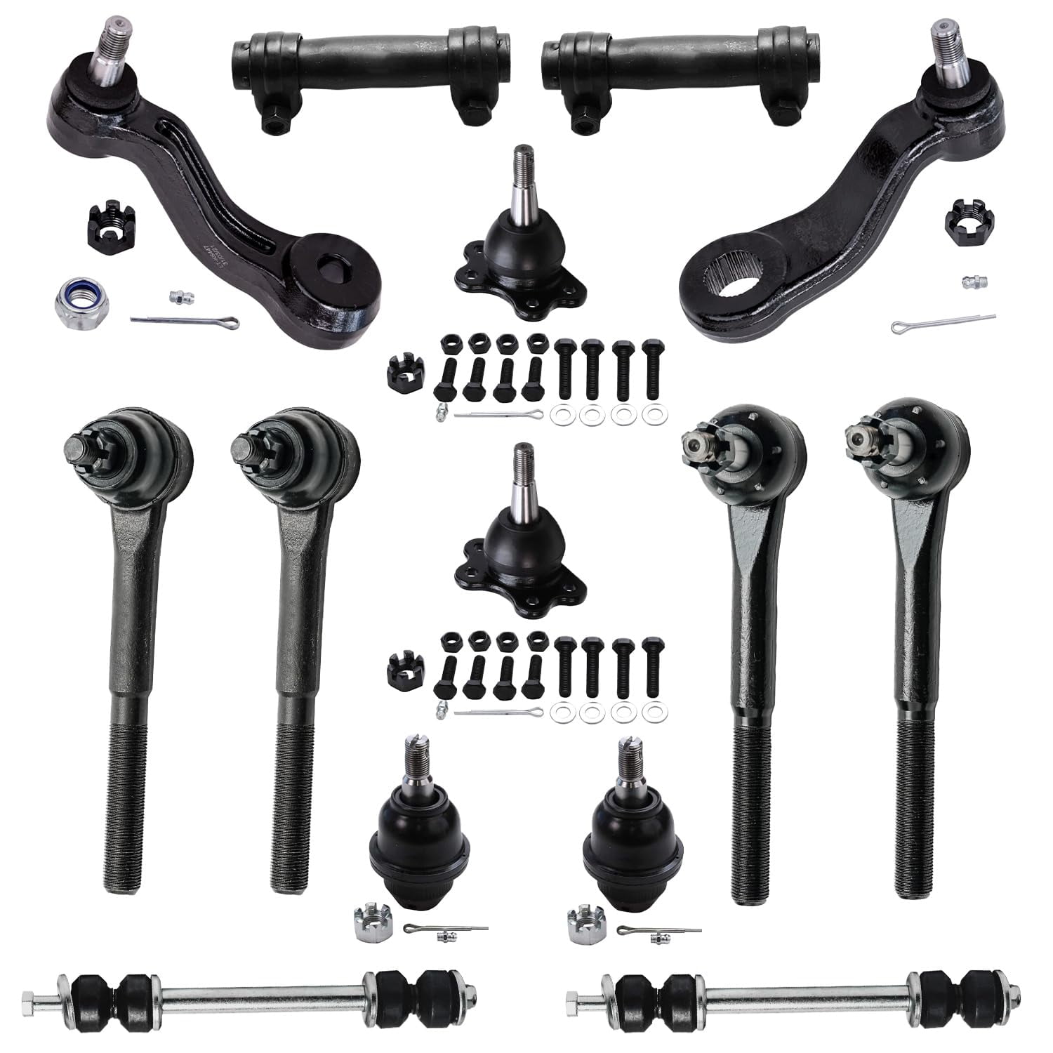Detroit Axle - 4WD Front End 14pc Suspension Kit for Chevrolet Tahoe GMC Yukon K1500 Suburban ...