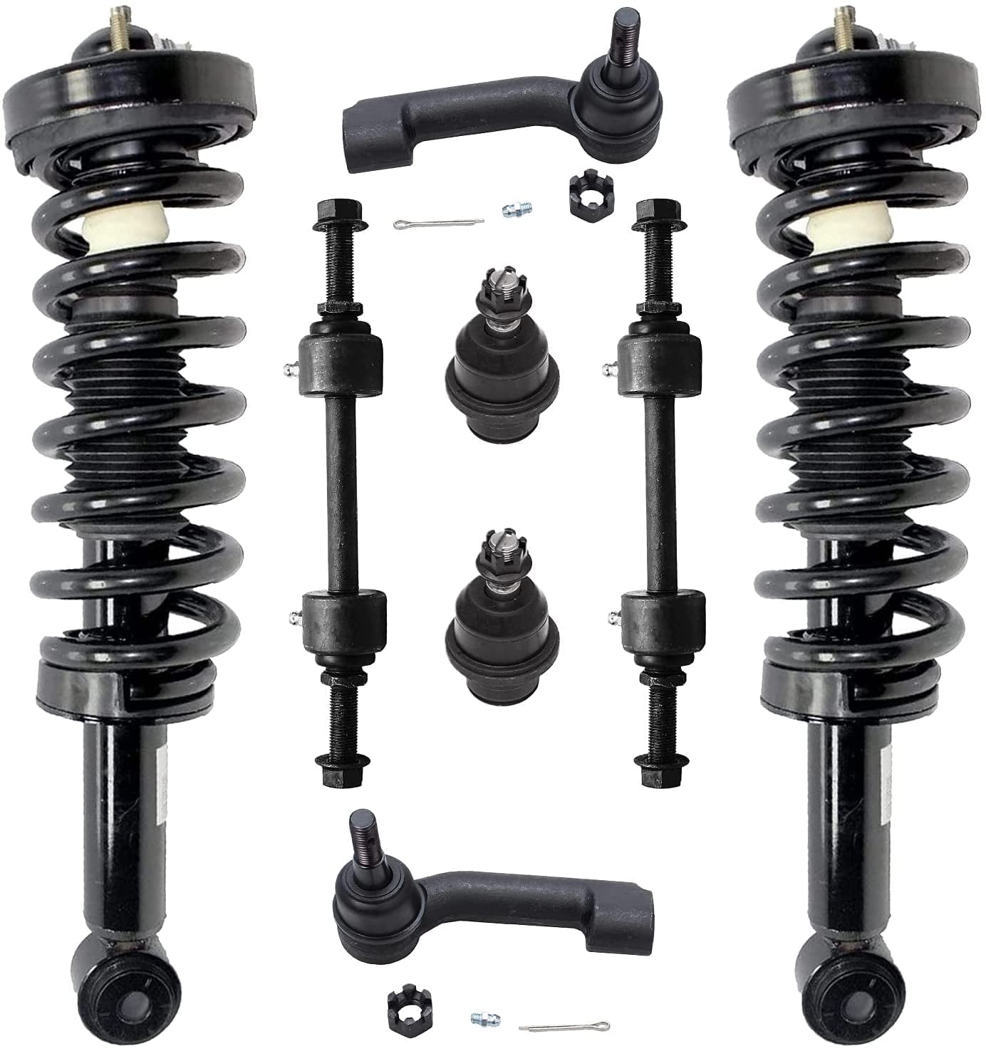 Detroit Axle - 4WD Front End Suspension Kit for 2009-2013 Ford F-150 ...