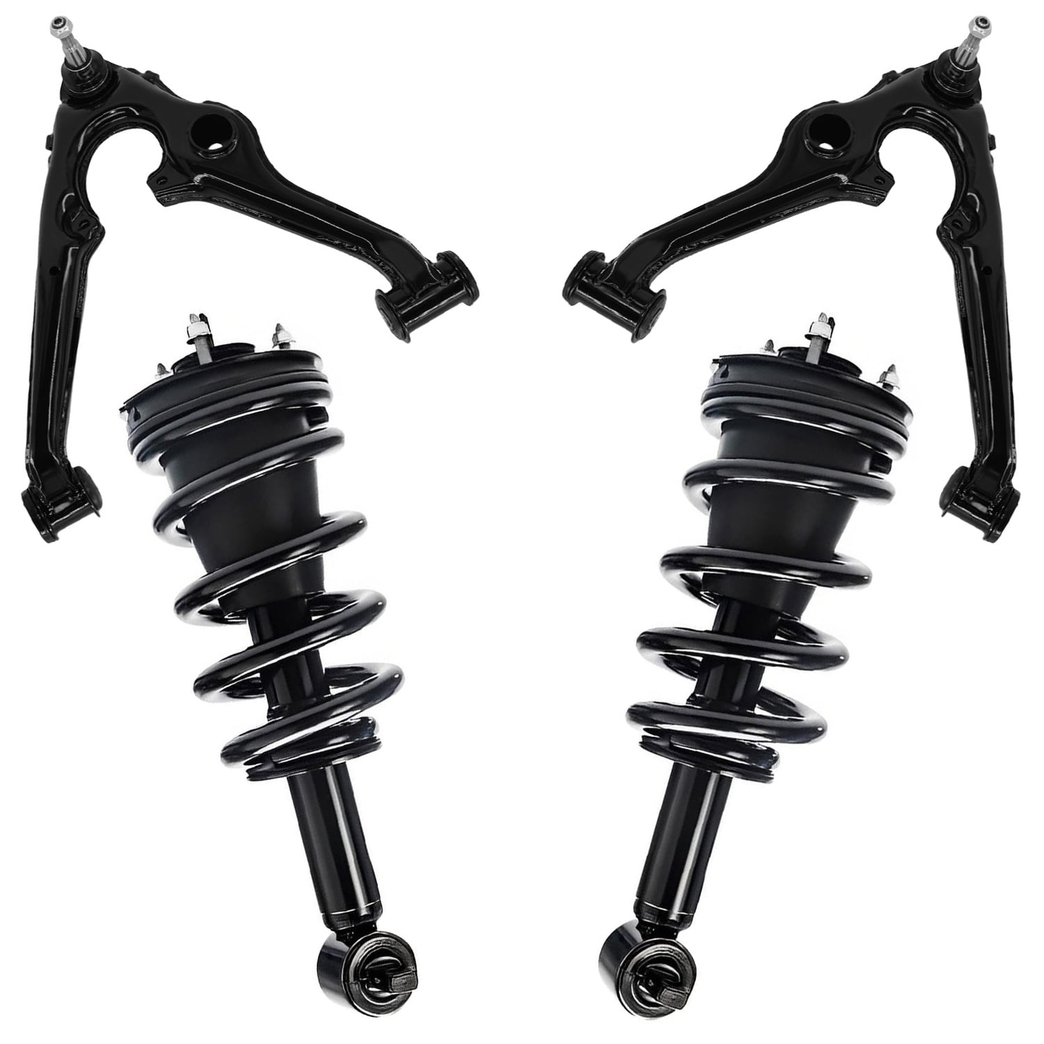 Detroit Axle - 4WD Front End Suspension Kit for Chevy GMC Silverado Sierra 1500, Struts with ...