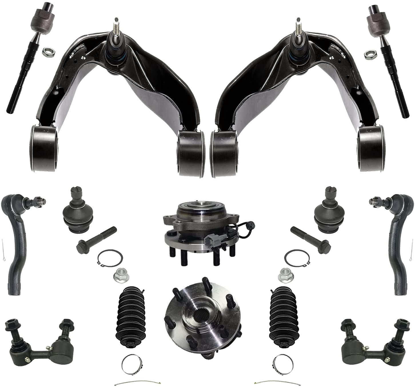 Detroit Axle - 4WD Front End Suspension Kit for Nissan Frontier ...