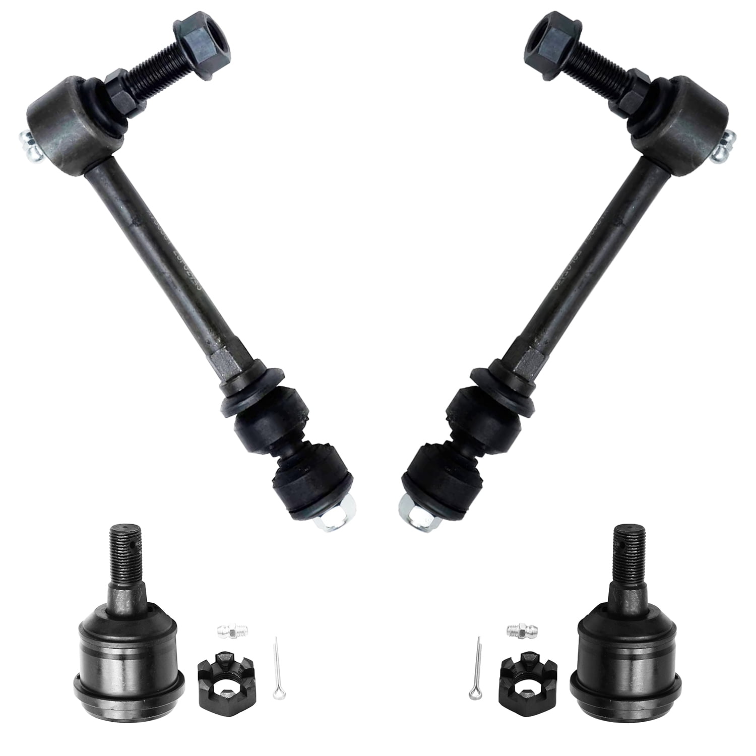 Detroit Axle - 4WD Front Sway Bars Ball Joints for 2010-2012 Ram 2500 ...