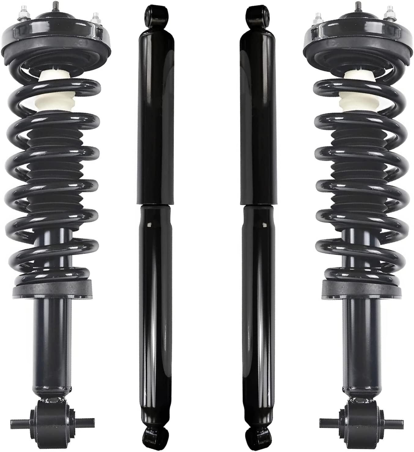 Detroit Axle 4WD Front Struts, Rear Shocks for Ford F-150 2015-2017 ...