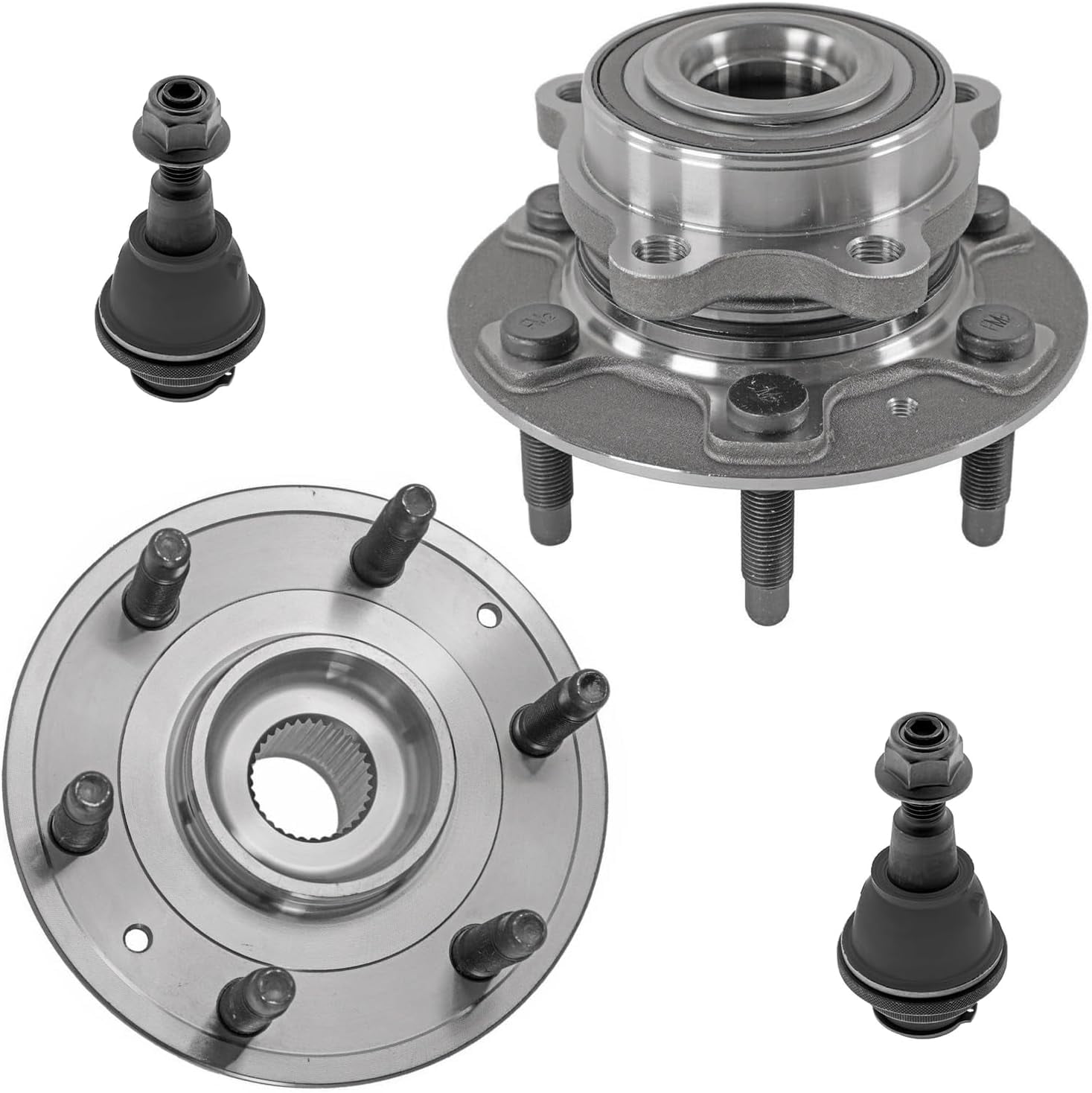 Detroit Axle - 4WD Front Suspension Kit for 2019-2022 GMC Sierra Chevy ...