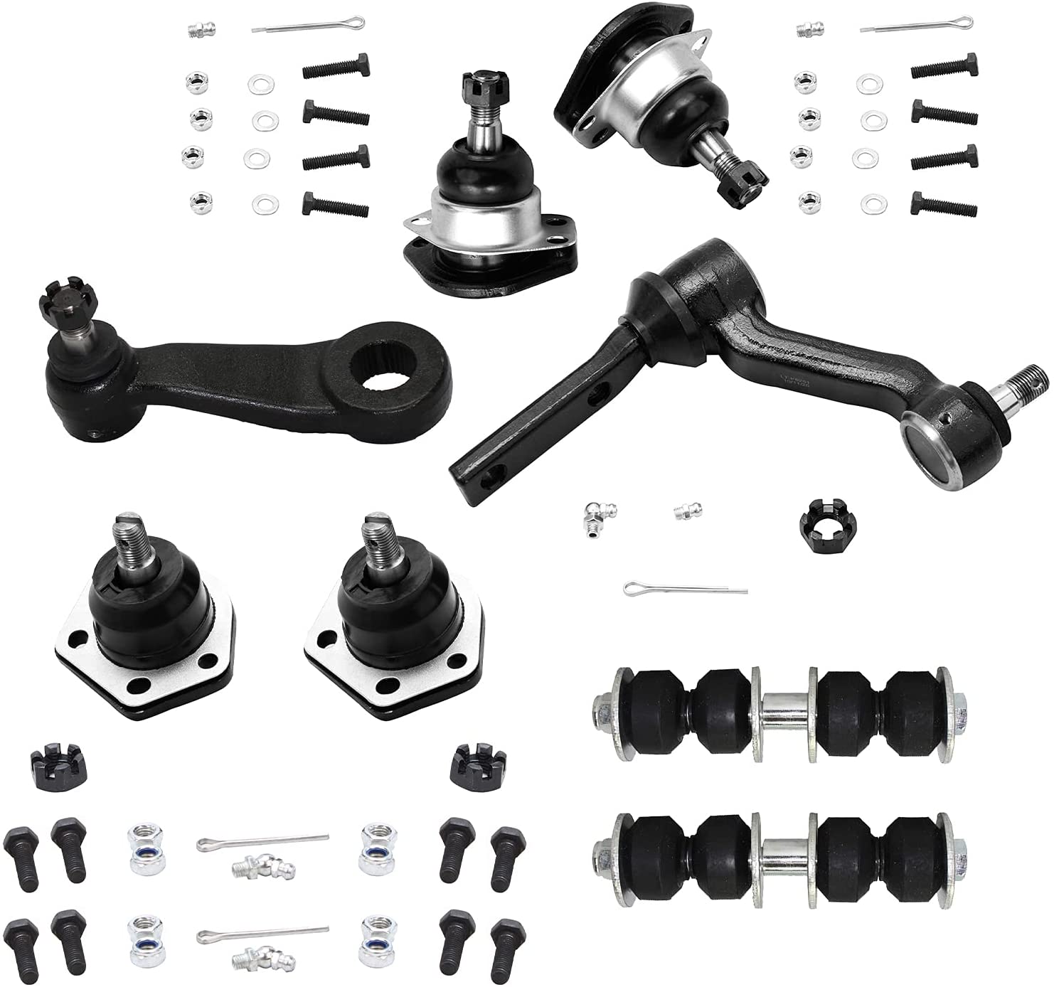 Detroit Axle - 4WD Front Suspension Kit for Chevy Blazer S10 GMC Jimmy Sonoma Isuzu Hombre Olds ...