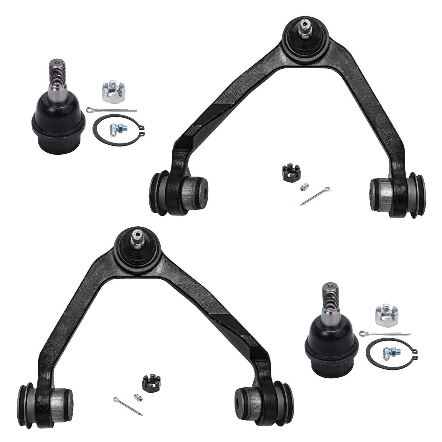 Detroit Axle - 4WD Front Upper Control Arms Lower Ball Joints ...