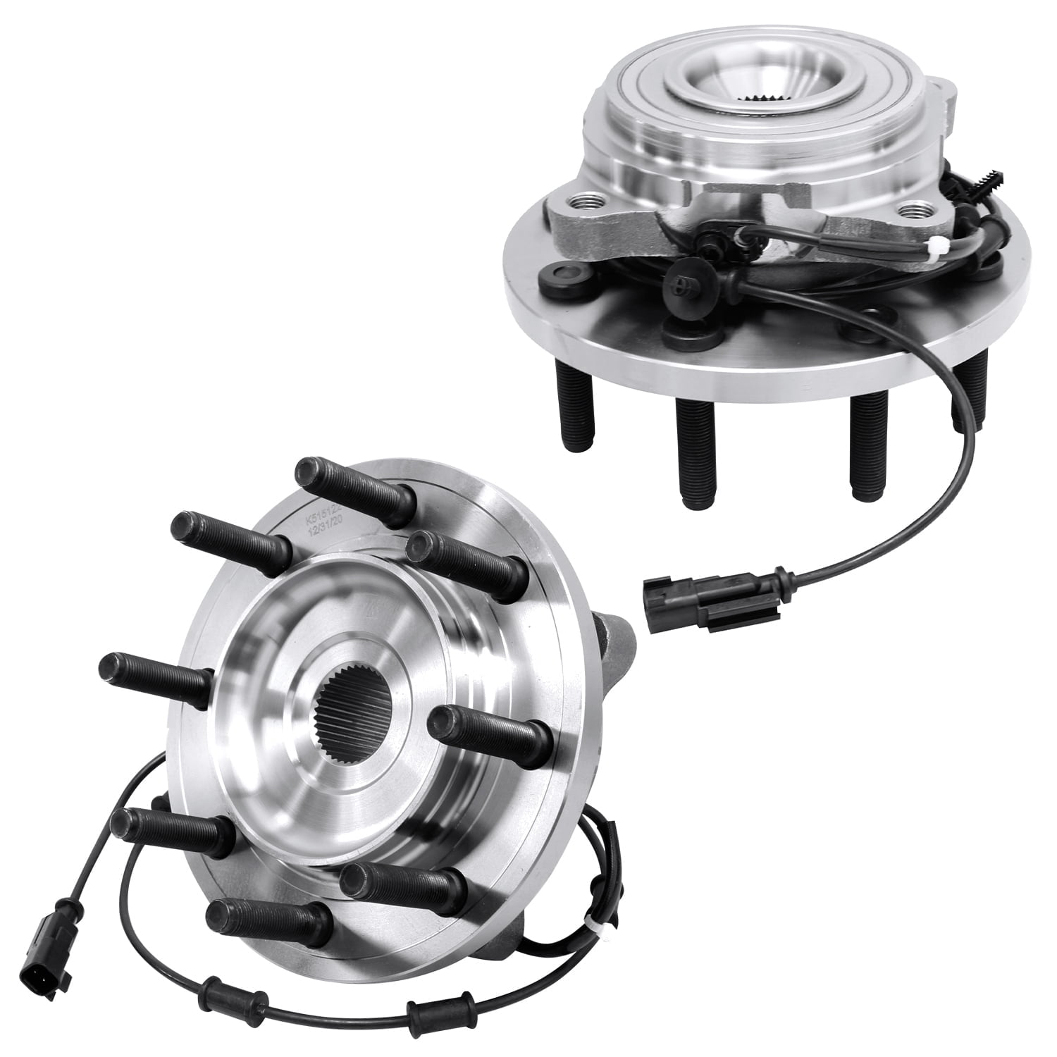 Detroit Axle - 4WD Front Wheel Bearing Hub for 2009-2011 Dodge Ram 2500 ...