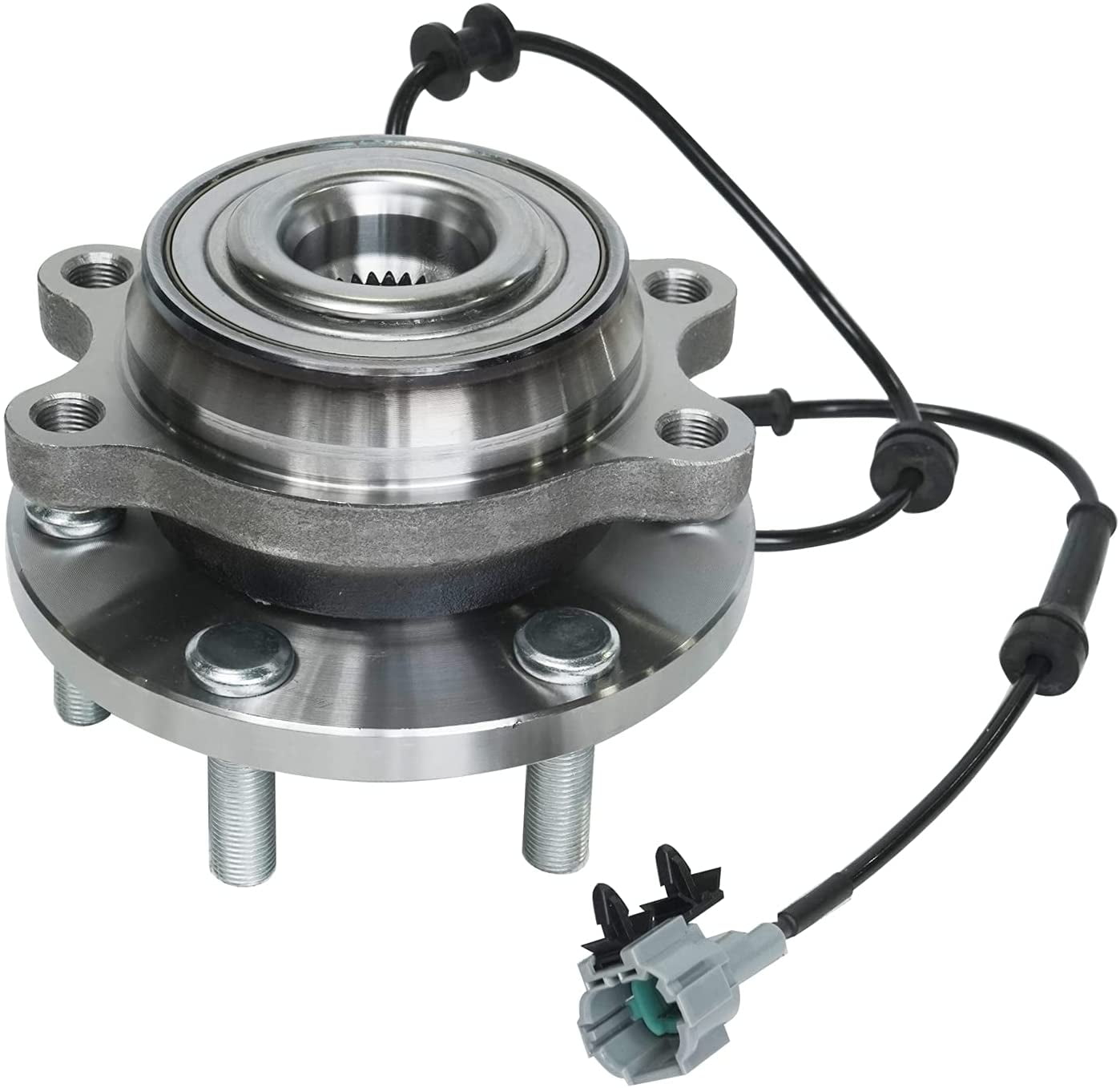 Detroit Axle - 4WD Front Wheel Bearing Hub for Nissan Pathfinder ...