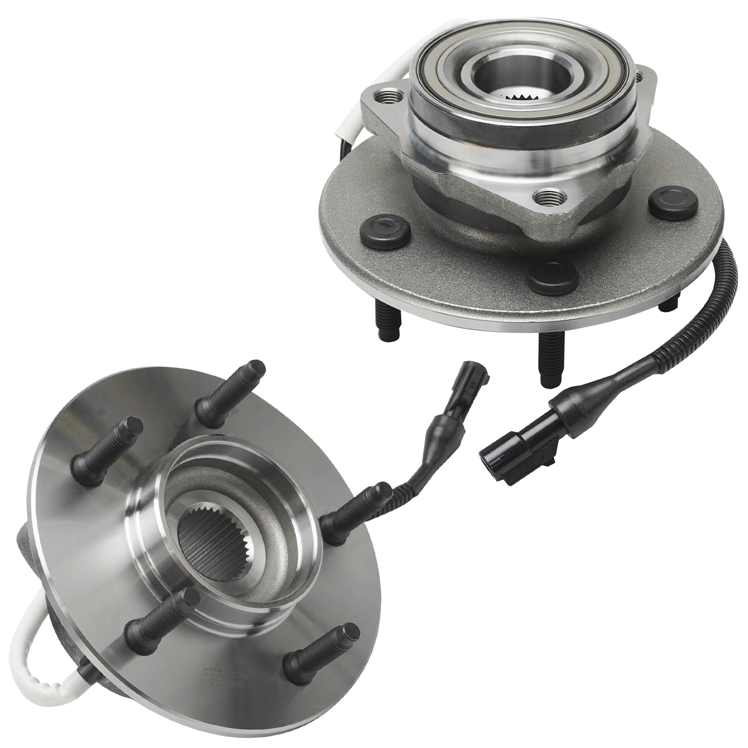 Detroit Axle - 4WD Front Wheel Bearing and Hubs for Ford F-250 F-350 ...