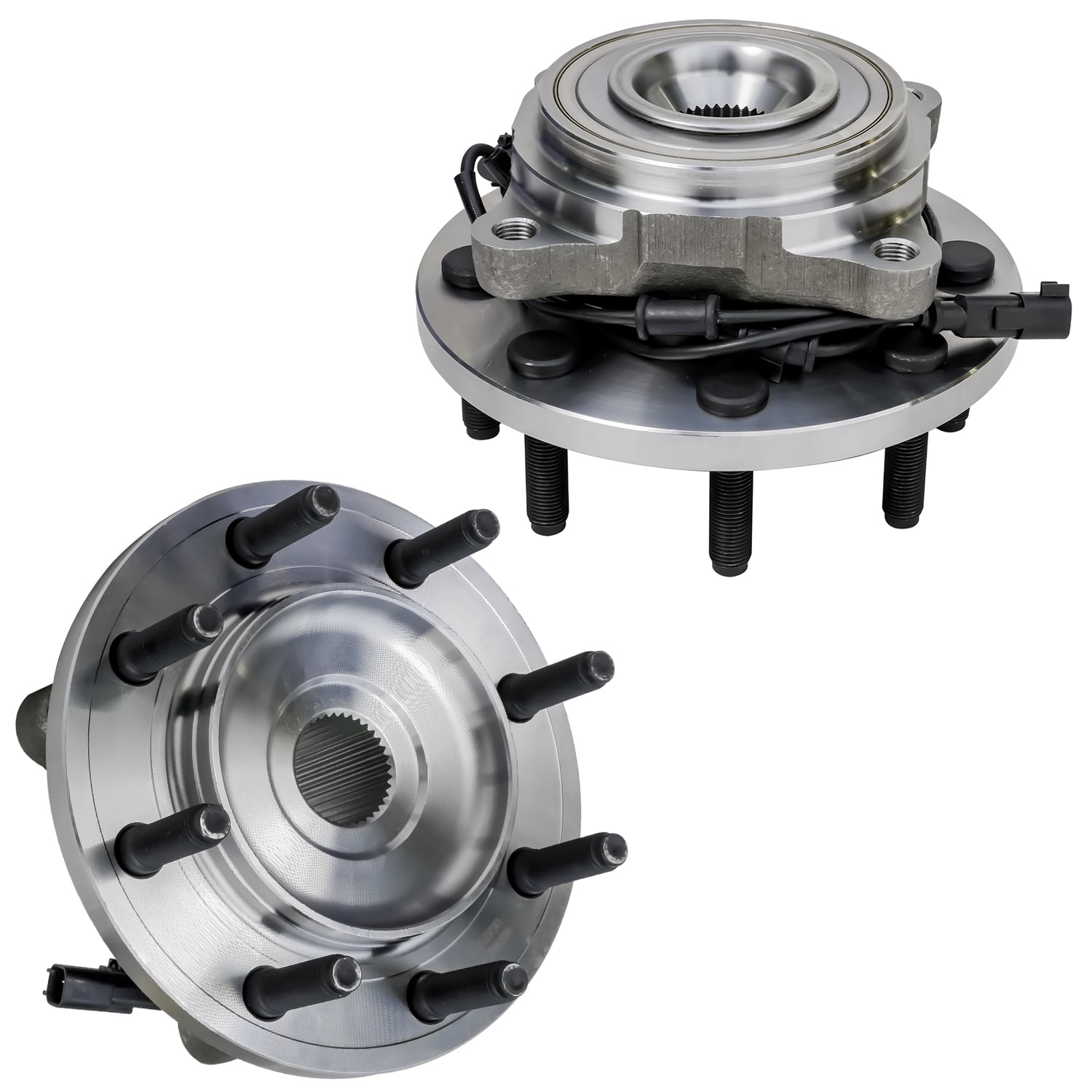 Detroit Axle - 4WD Front Wheel Bearing Hubs for 2012-2013 Ram 2500 3500 ...