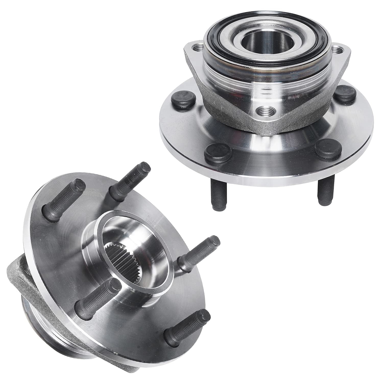 Detroit Axle - 4WD Front Wheel Bearing Hubs for 94-99 Dodge Ram 1500 ...