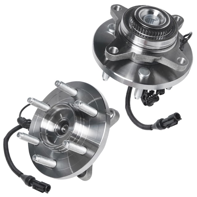 Detroit Axle - 4WD Front Wheel Bearing Hubs for 2009 2010 Ford F-150 [w ...