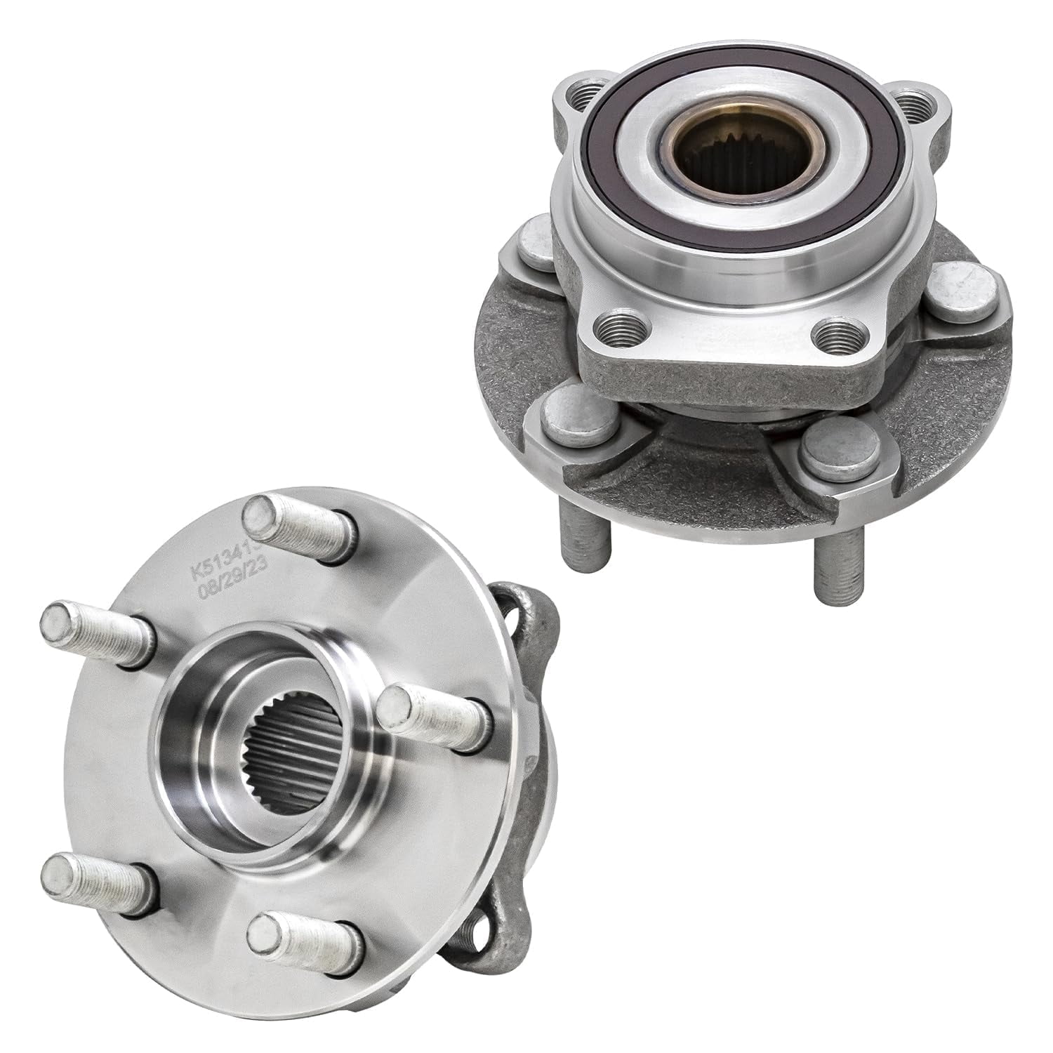 Detroit Axle - Front 2pc Wheel Bearing Hubs for Subaru Crosstrek ...