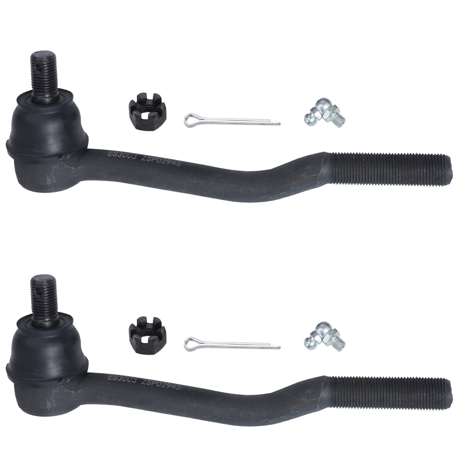 Detroit Axle - 4WD Pair Front Inner Tie Rod Ends Replacement for Toyota ...